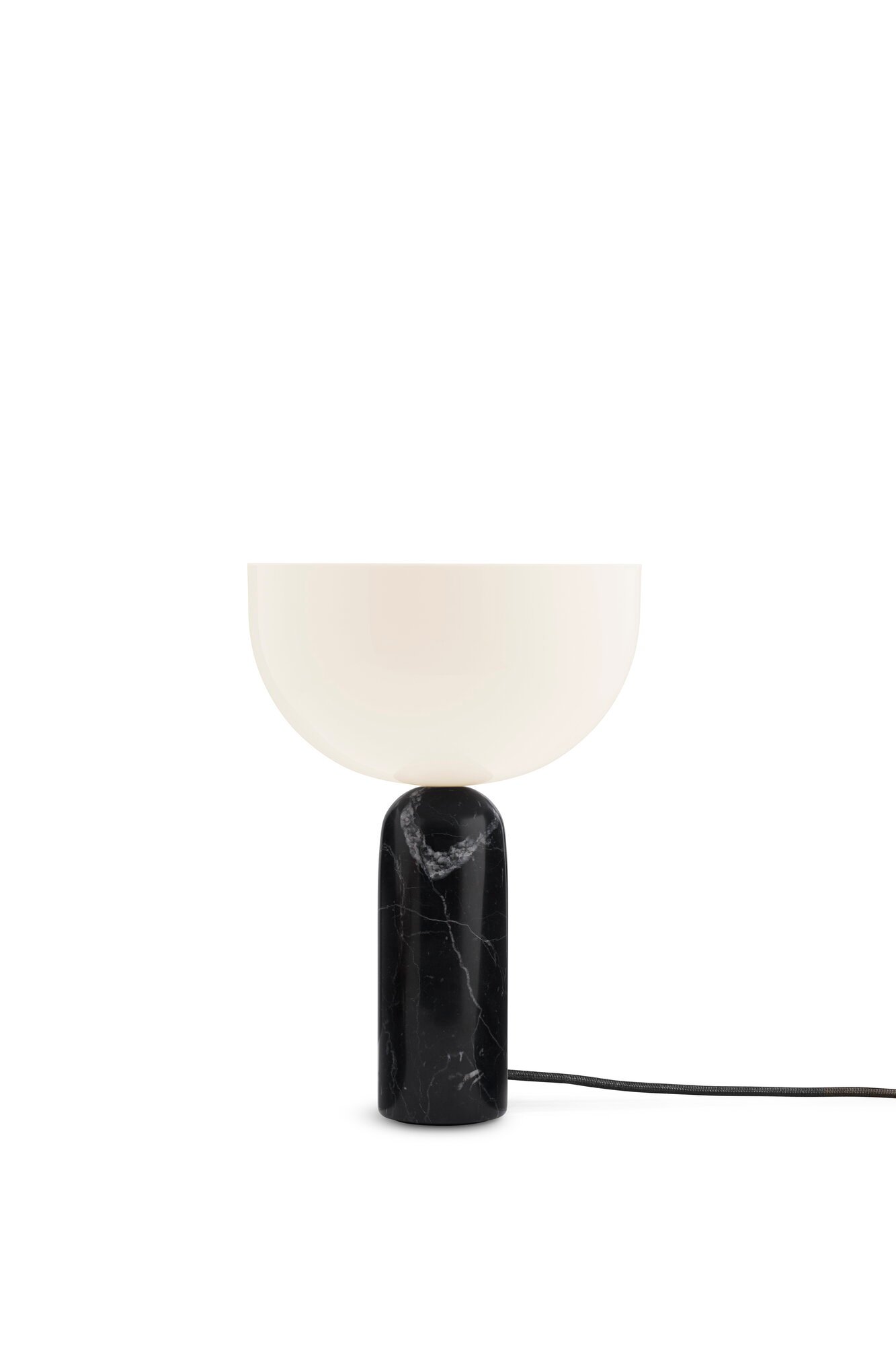 New Works Kizu table lamp, small, black marble | Finnish Design Shop