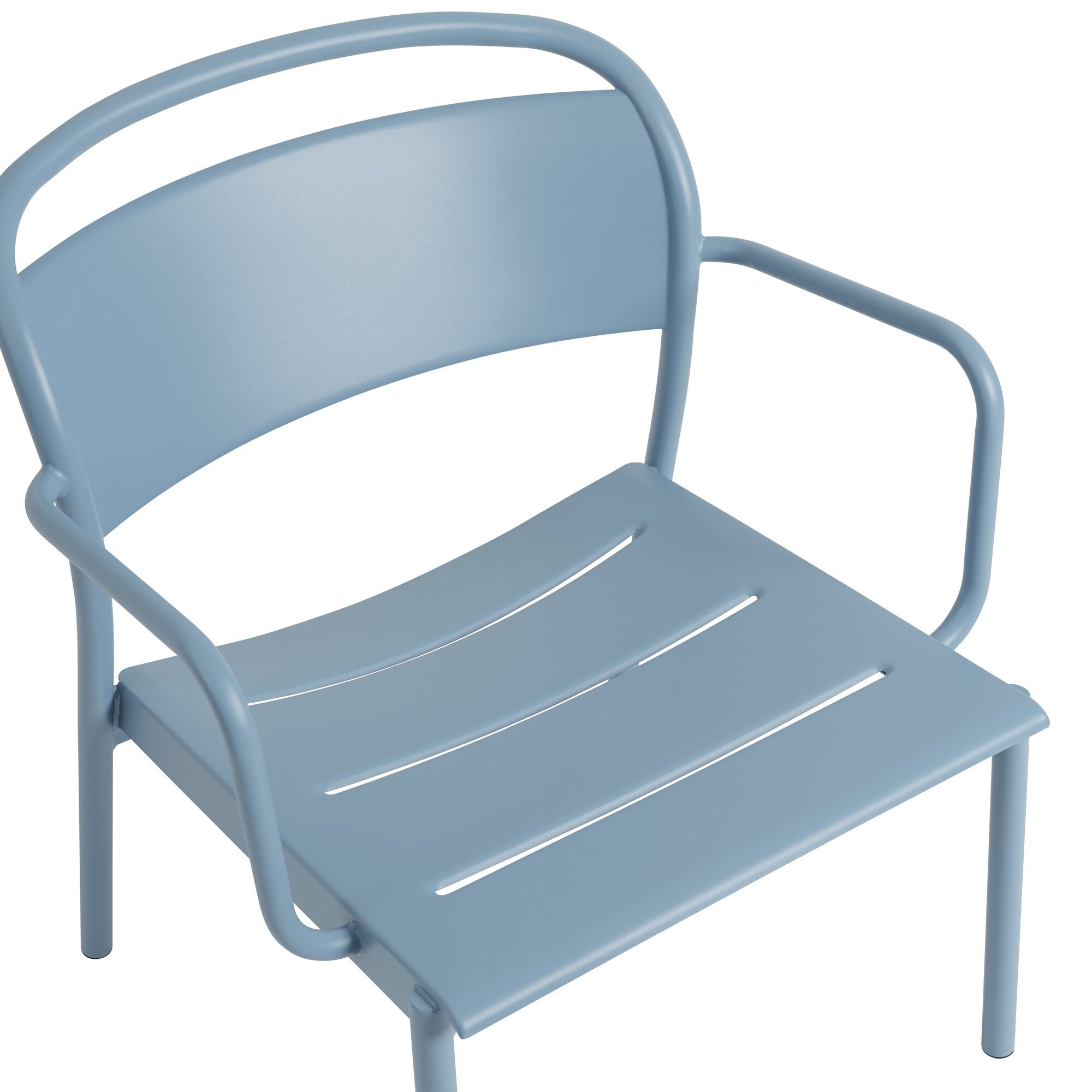 Muuto Linear Steel lounge armchair, pale blue | Finnish Design Shop