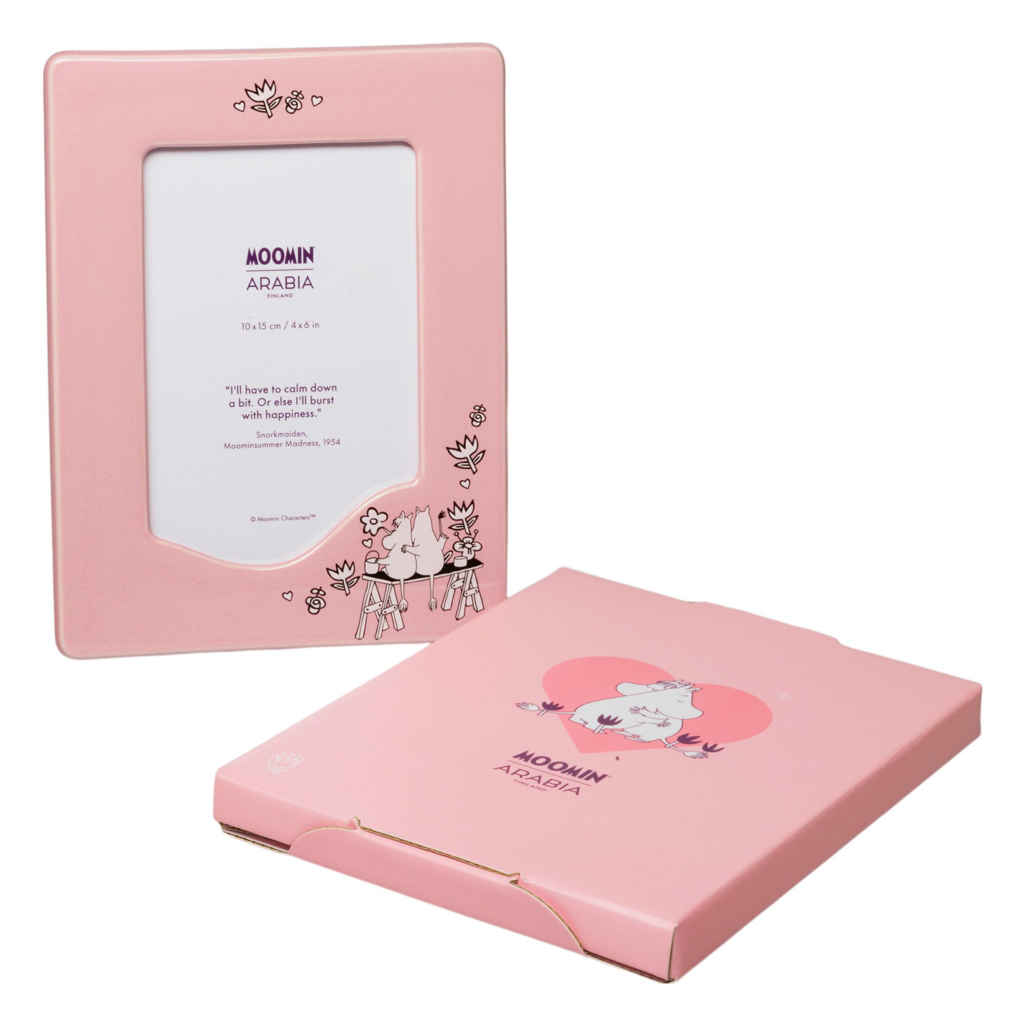Moomin Arabia Moomin photo frame, 10 x 15 cm, Love 30 | Finnish Design Shop