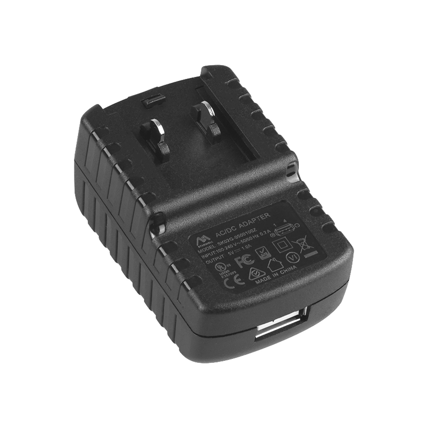 Luceplan Nui Mini USB charger, black | Finnish Design Shop