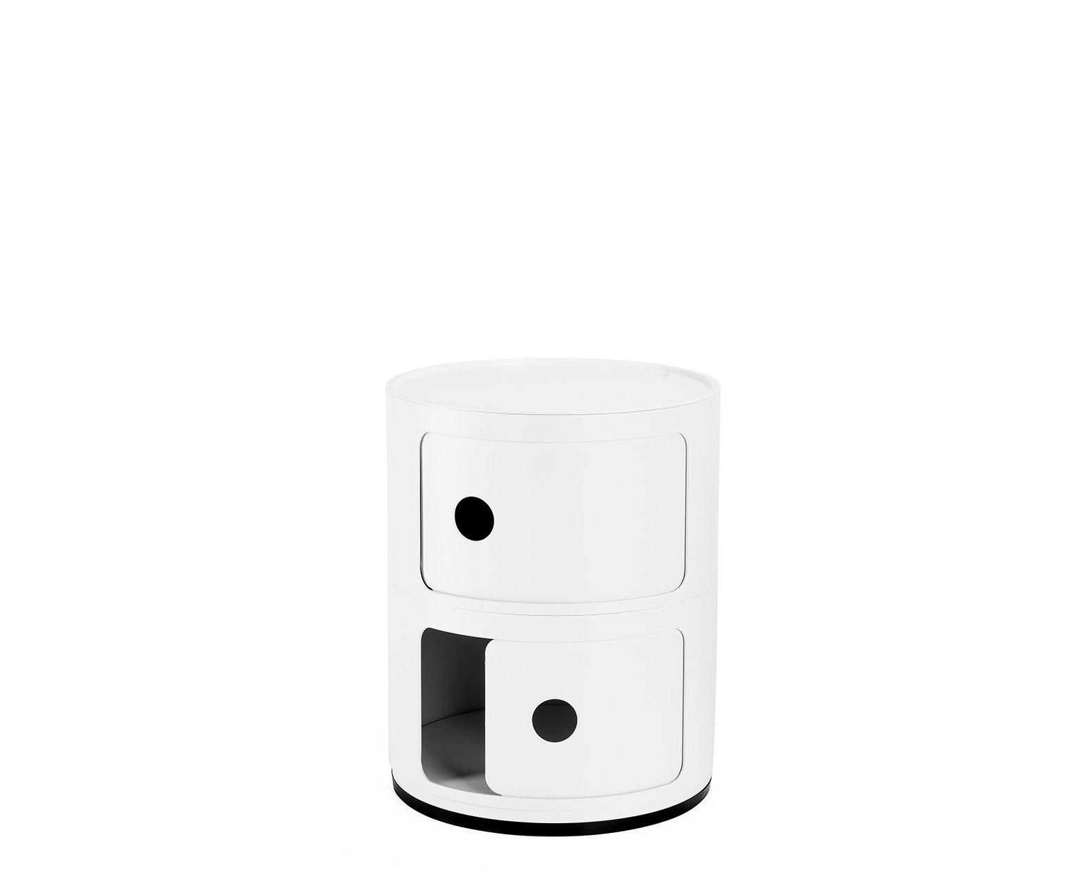 Kartell Componibili Recycled storage unit, 2 modules, matt white ...