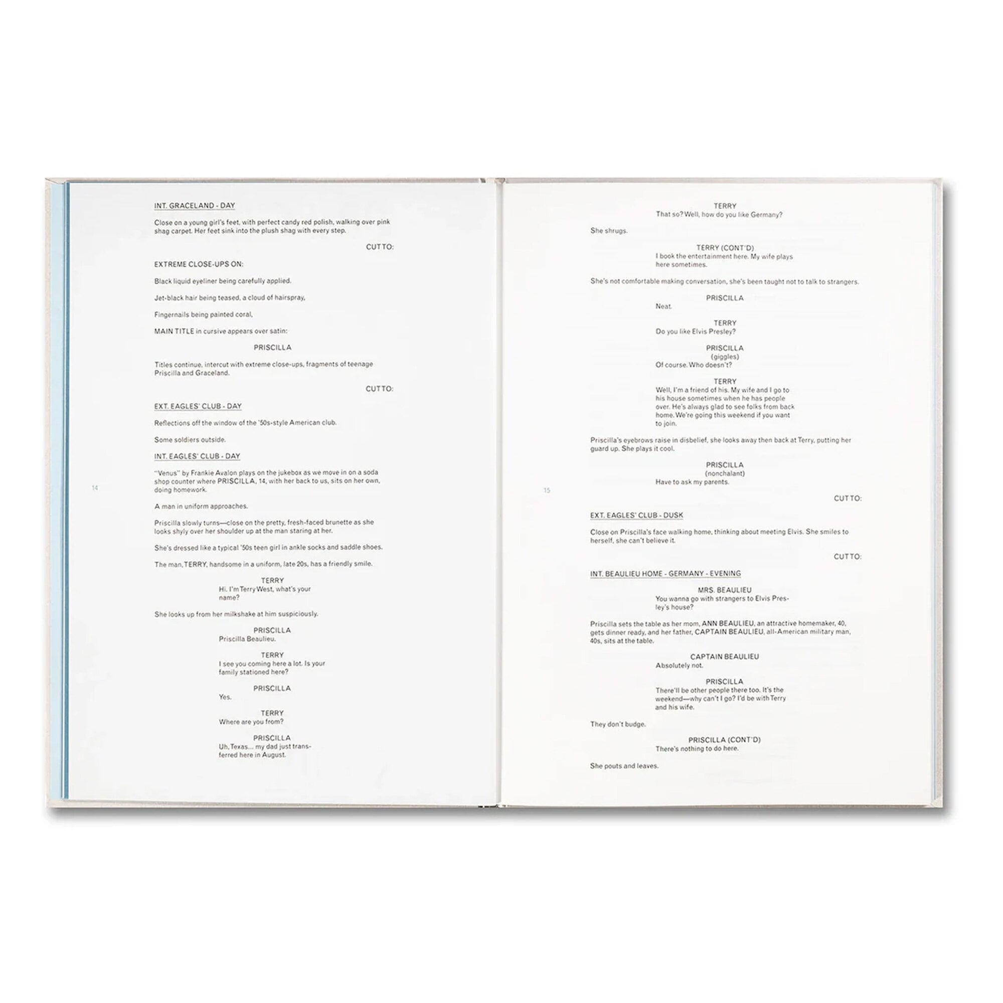 MACK Books Sofia Coppola - Priscilla Screenplay Book | Finnish Design ...