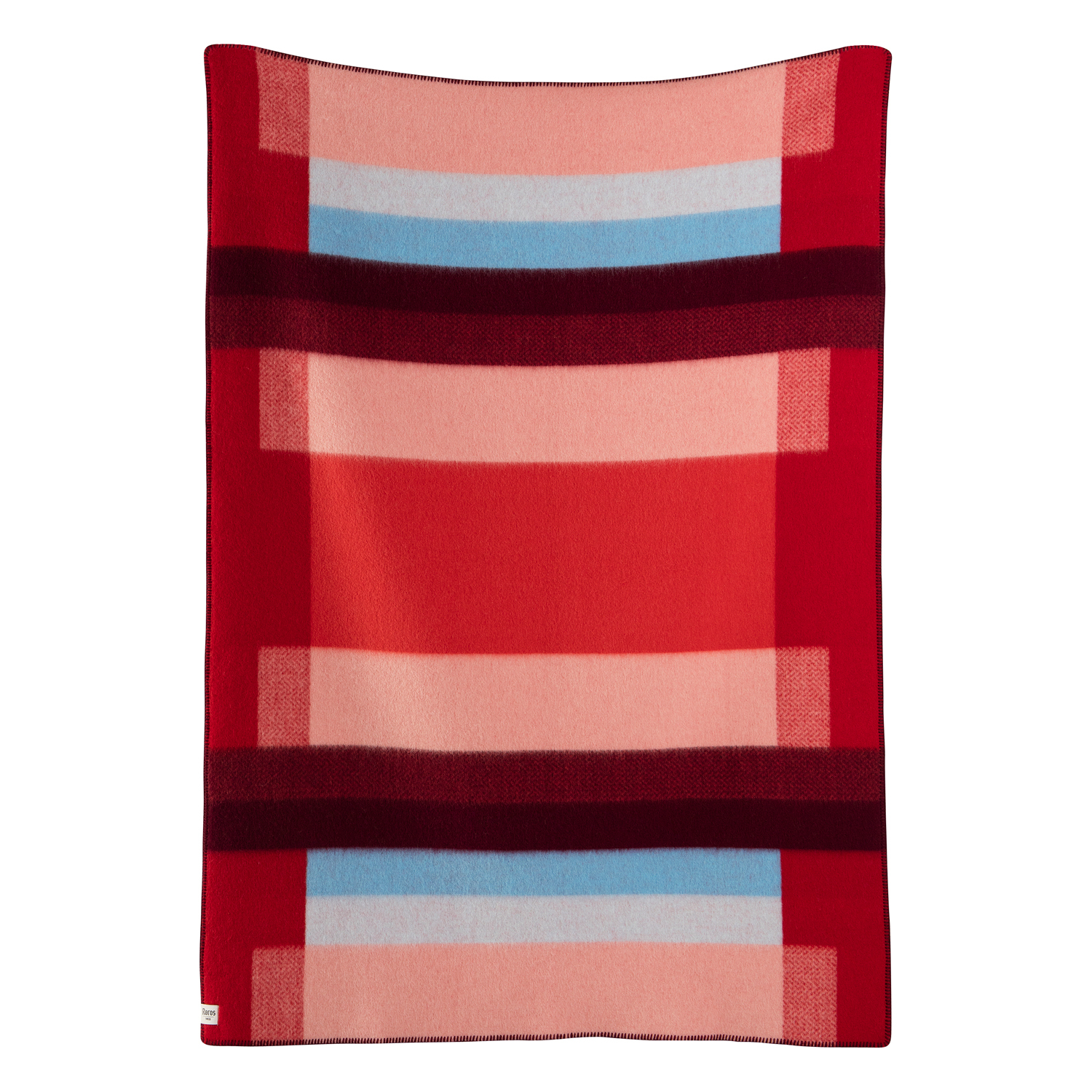 Røros Tweed Mikkel throw, 135 x 200 cm, red | Finnish Design Shop