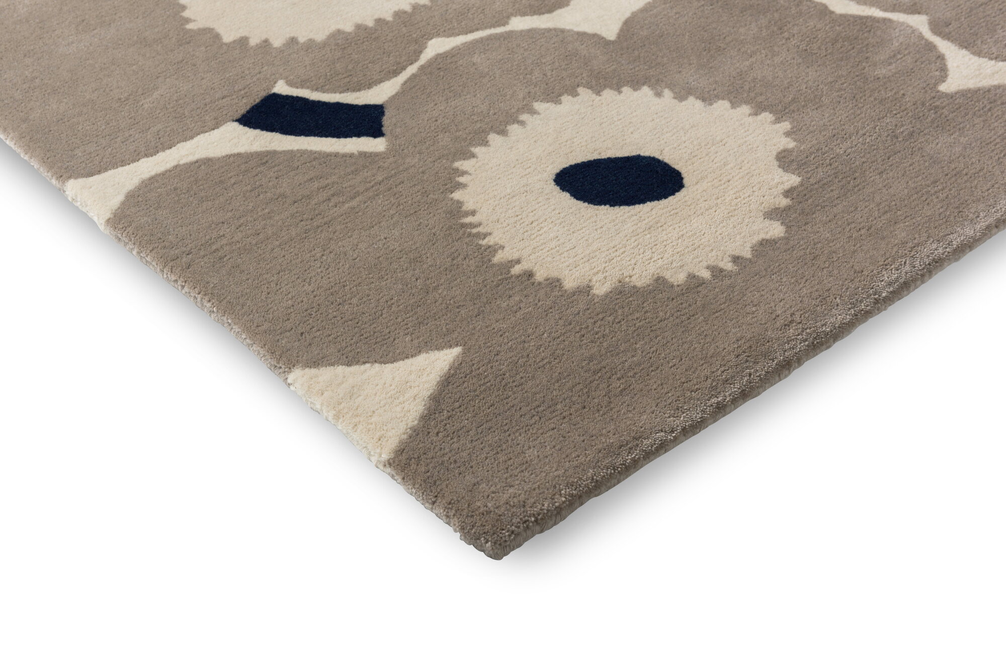 Marimekko Unikko rug, greige | Finnish Design Shop