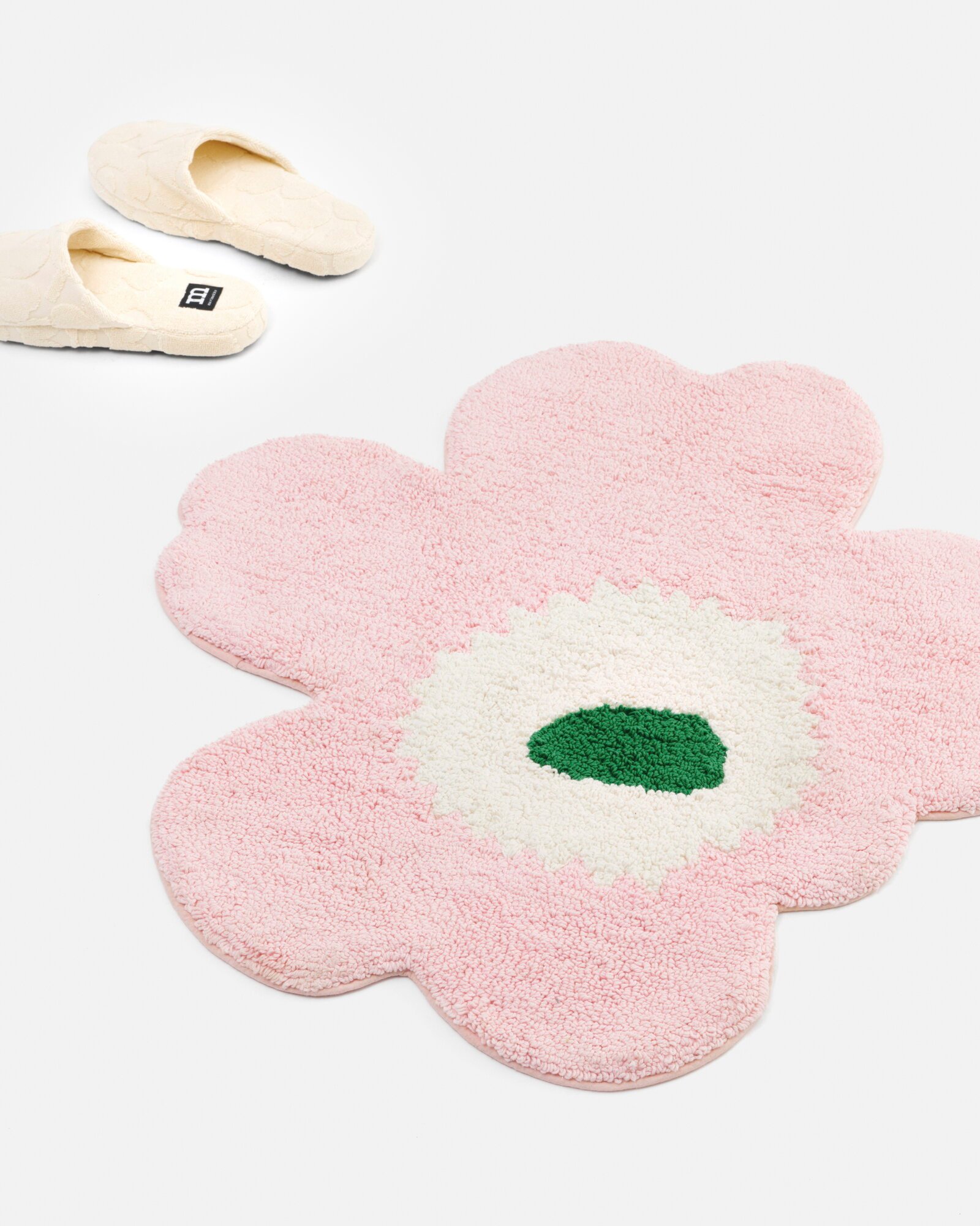 Marimekko Mini Unikko tossut, norsunluu | Finnish Design Shop