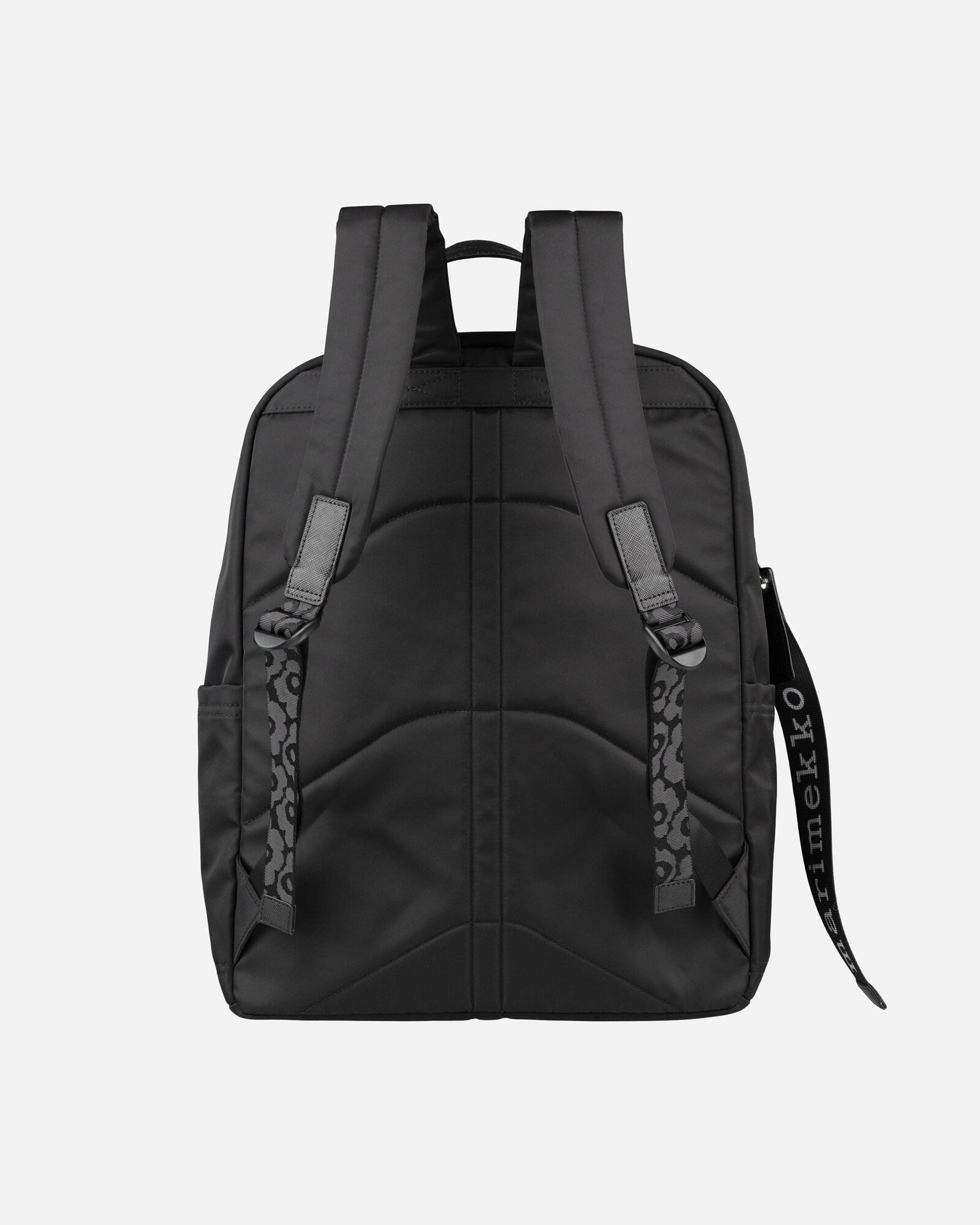 Marimekko Zip Top Rucksack Solid, schwarz | Finnish Design Shop