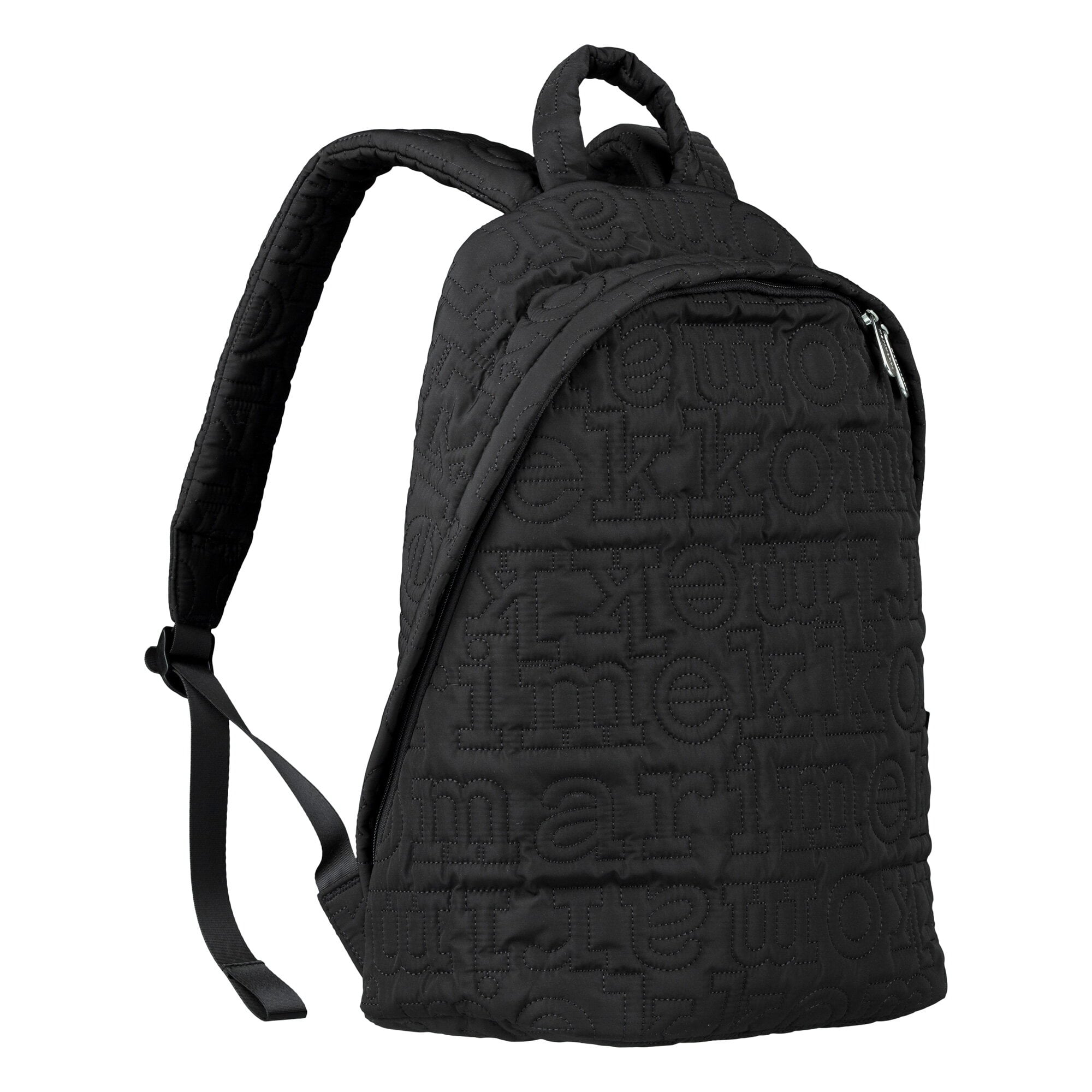 Marimekko Joy Backpack Logo reppu, musta | Finnish Design Shop