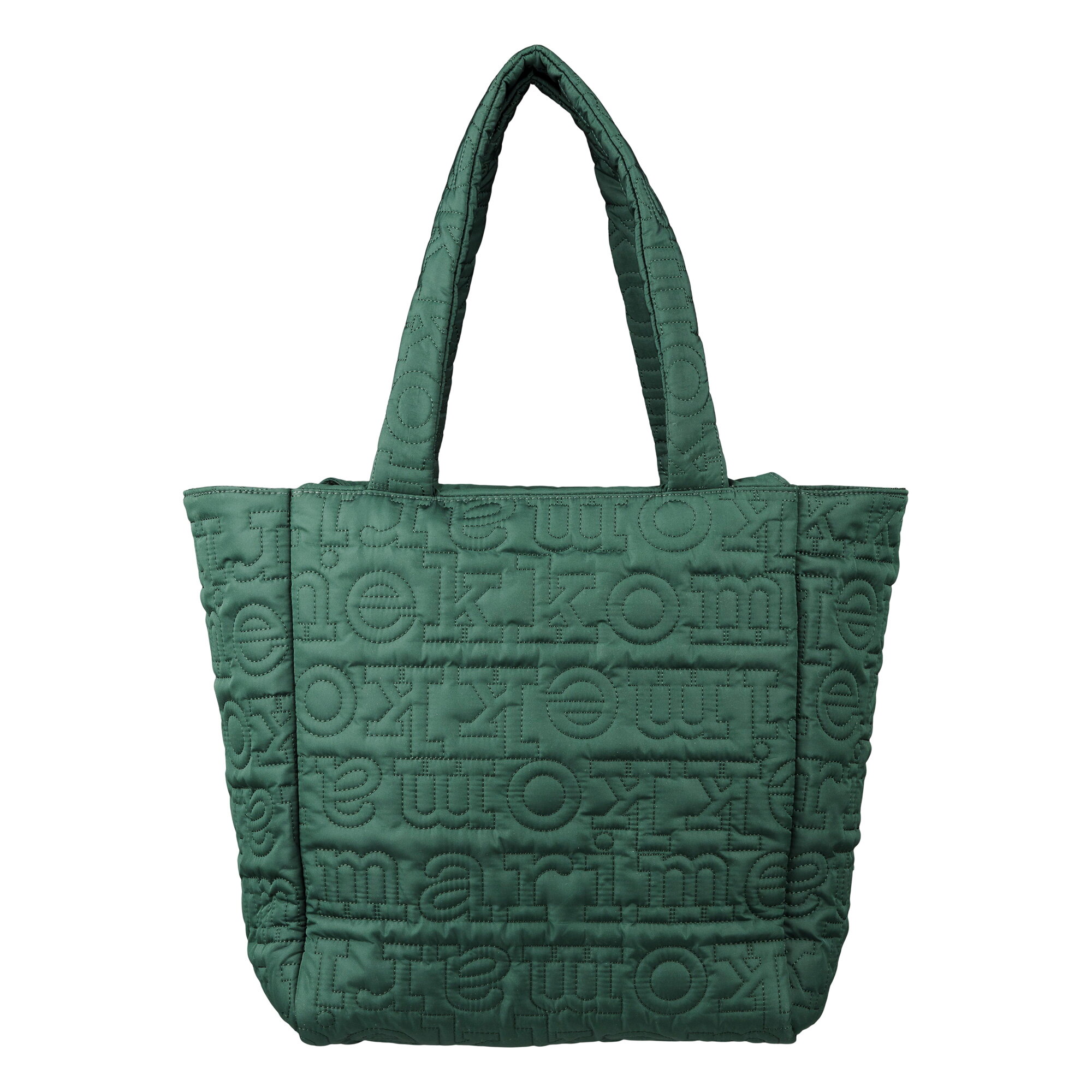 Marimekko Joy Tote Logo, väska, M, mörkgrön | Finnish Design Shop