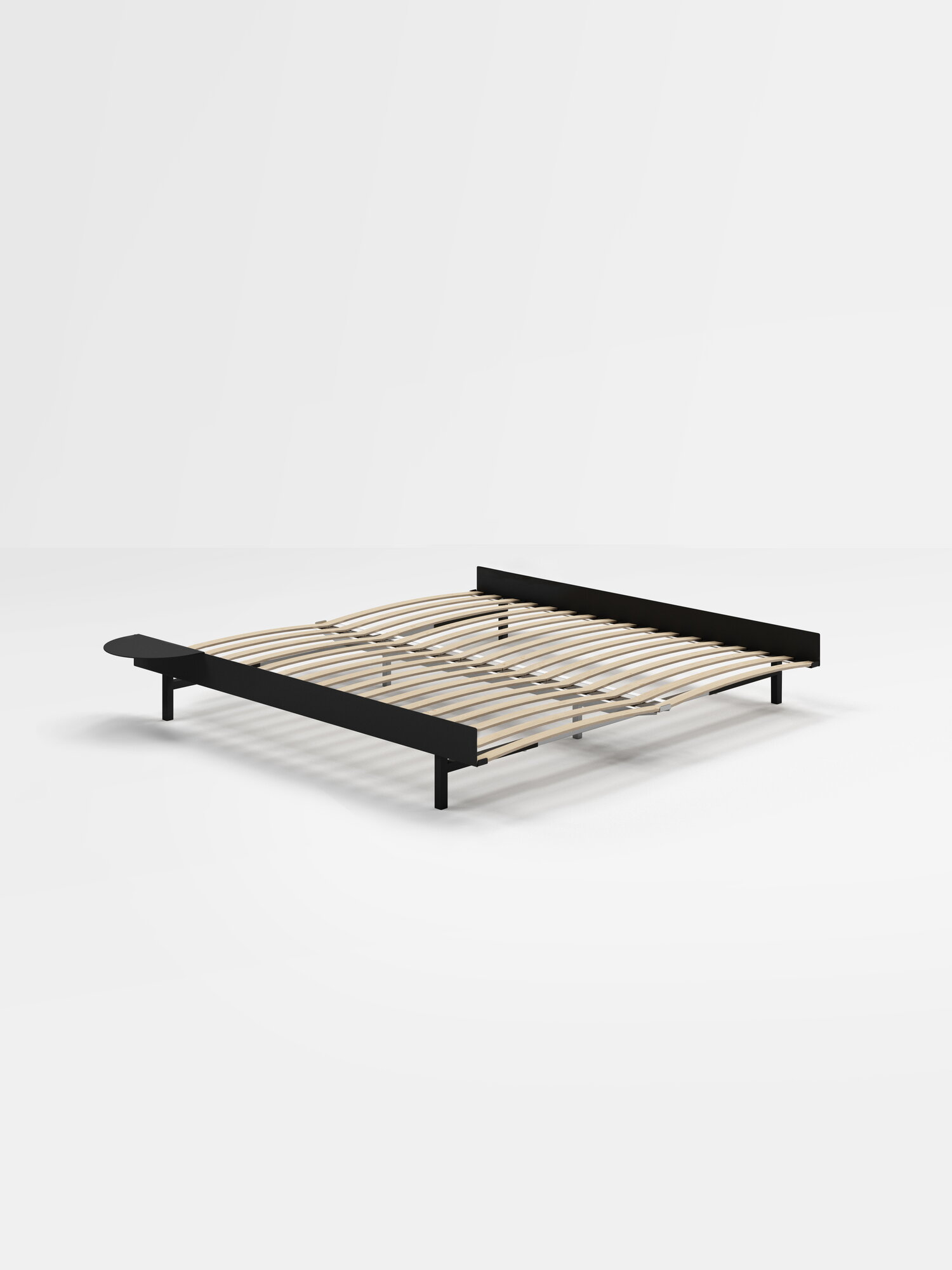 Moebe Bed, 90-180 cm, black | Finnish Design Shop