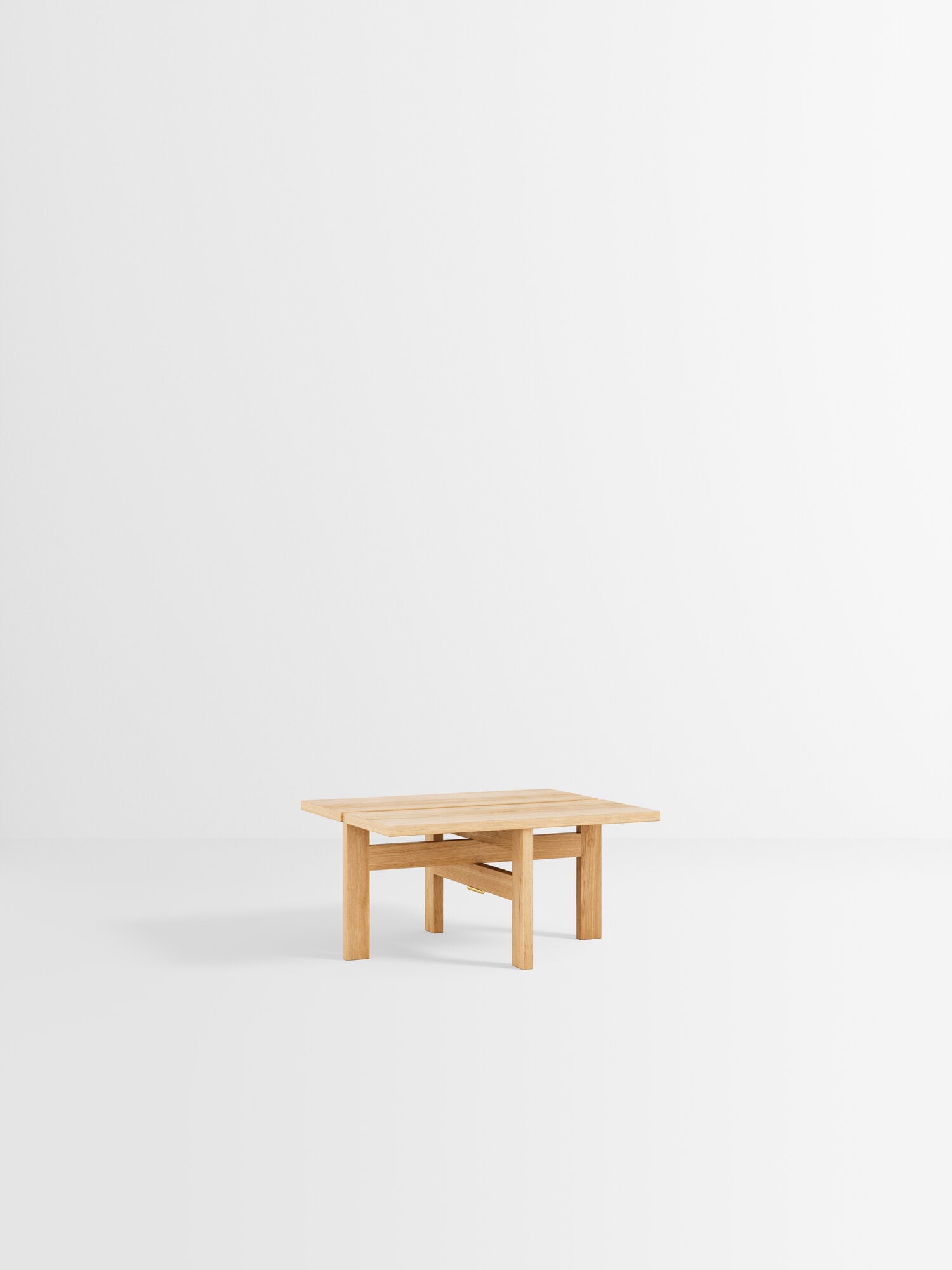 Moebe Rectangular coffee table, 60 cm, oak | Finnish Design Shop UK
