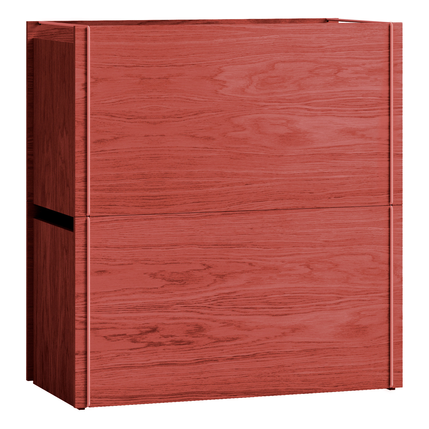 Moebe Storage box, earthy red | Finnish Design Shop