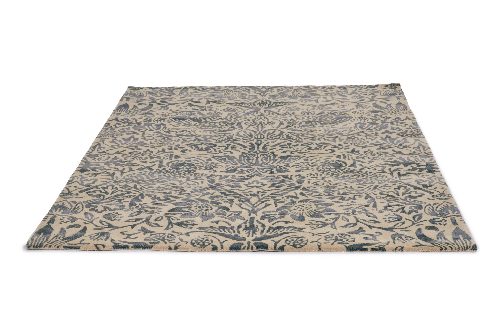 Morris & Co. Pure Strawberry Thief rug, ink | Finnish Design Shop