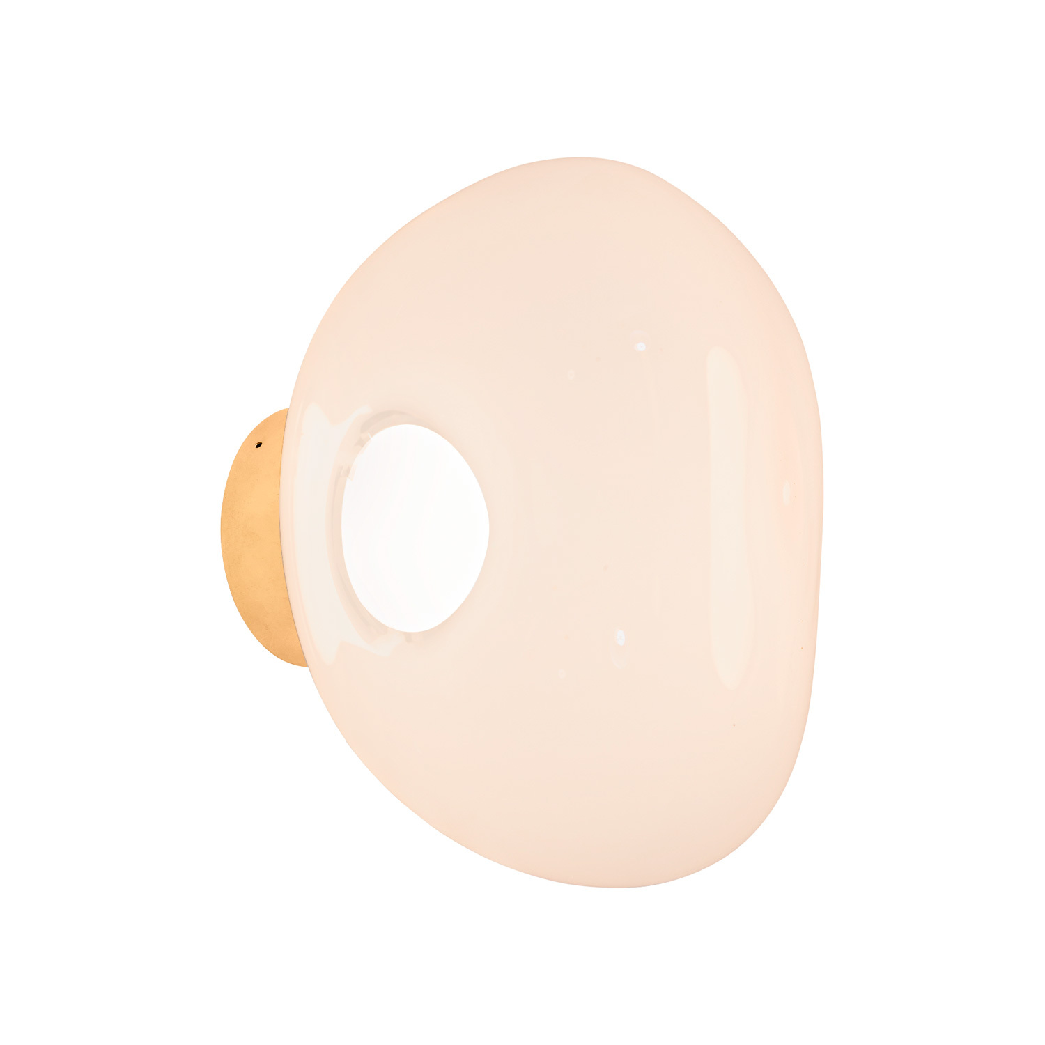 Tom Dixon Melt Surface Mini LED Wandleuchte, Opal - Gold | Finnish ...
