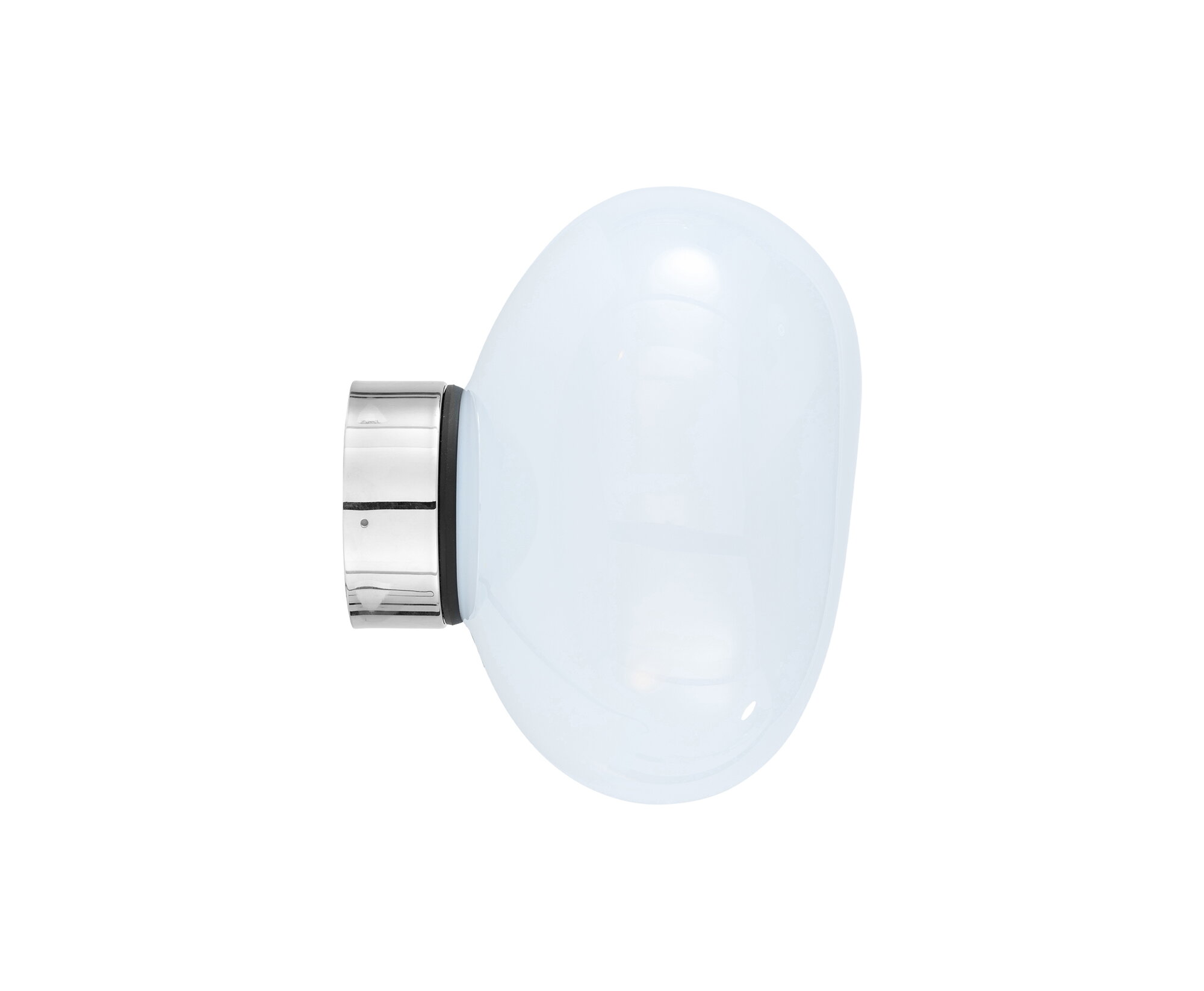 Tom Dixon Melt Surface Mini LED seinävalaisin, opaali - hopea | Finnish ...