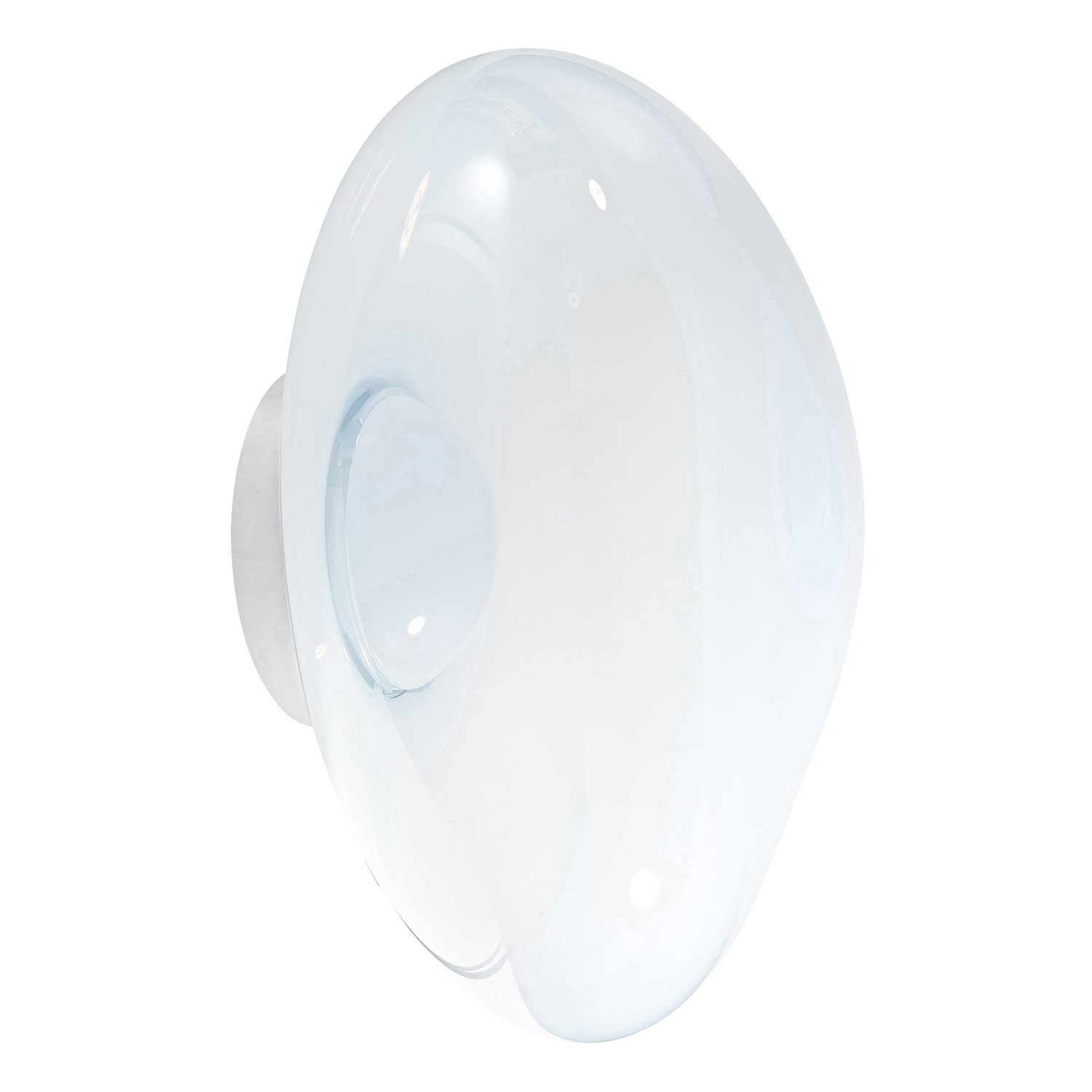 Tom Dixon Melt Surface LED wall lamp, opal - silver | Finnish Design ...