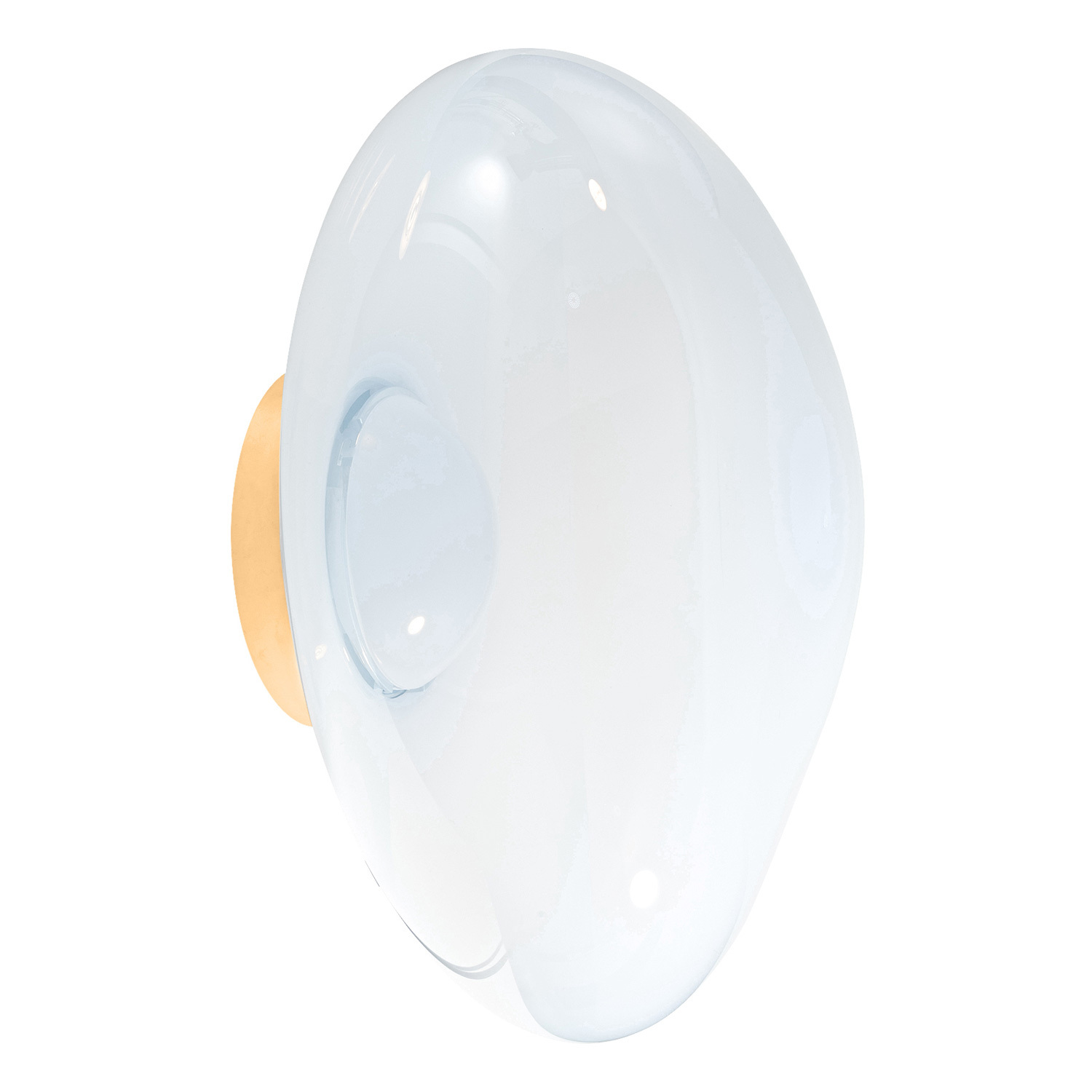 Tom Dixon Melt Surface LED seinävalaisin, opaali - kulta | Finnish ...