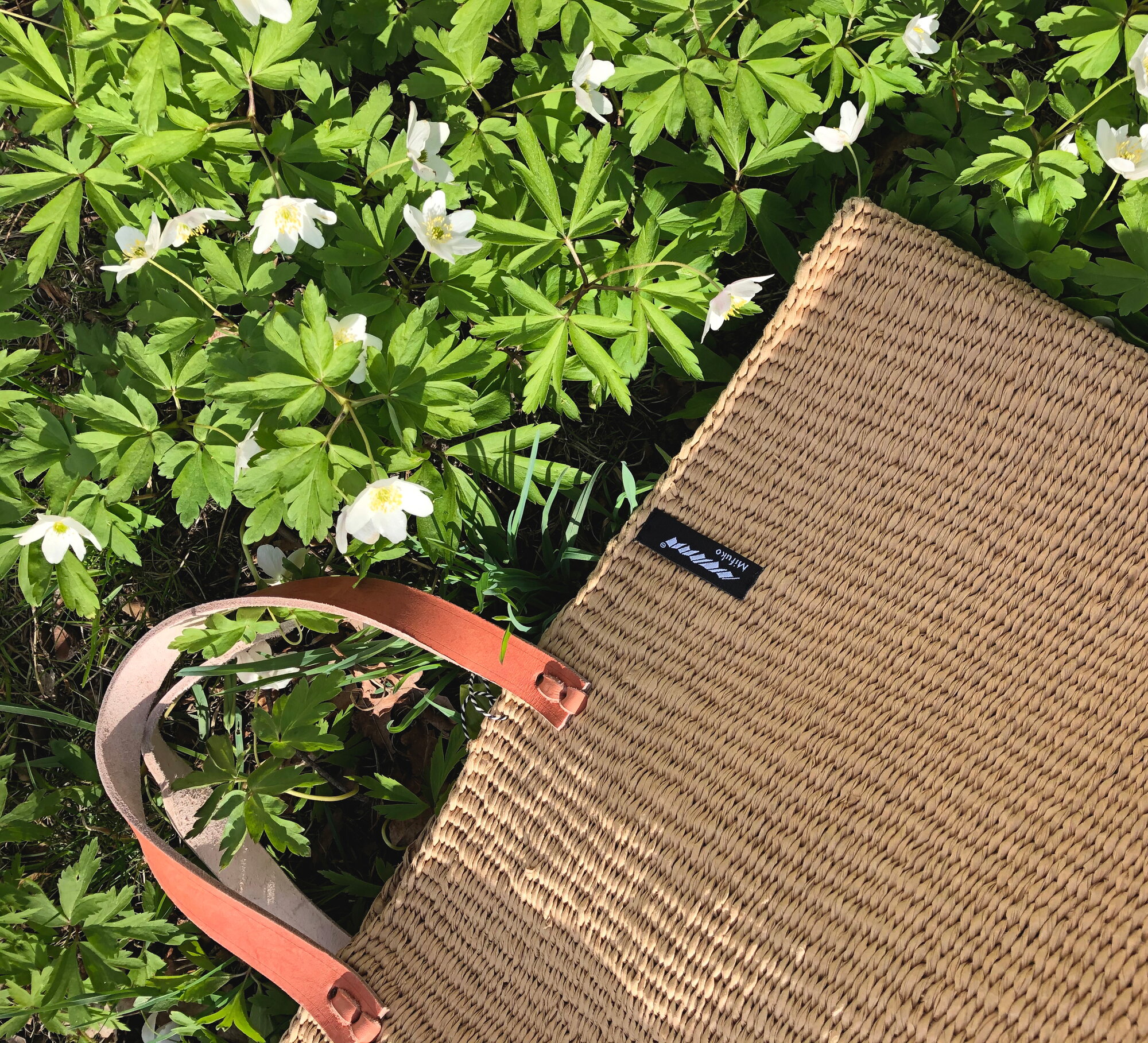 Mifuko Kiondo floor basket, XL, brown | Finnish Design Shop