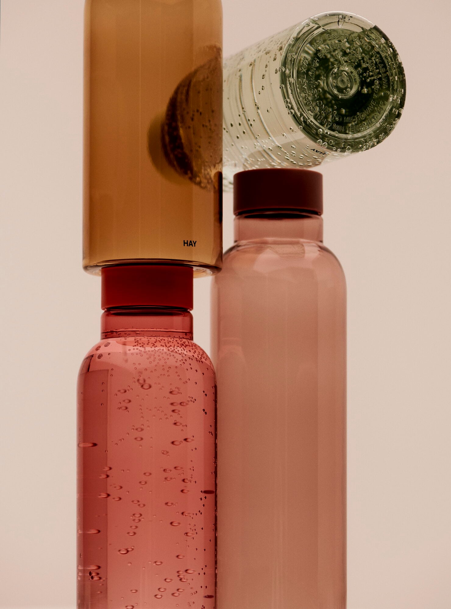 HAY Miz water bottle, 0,54 L, red | Finnish Design Shop