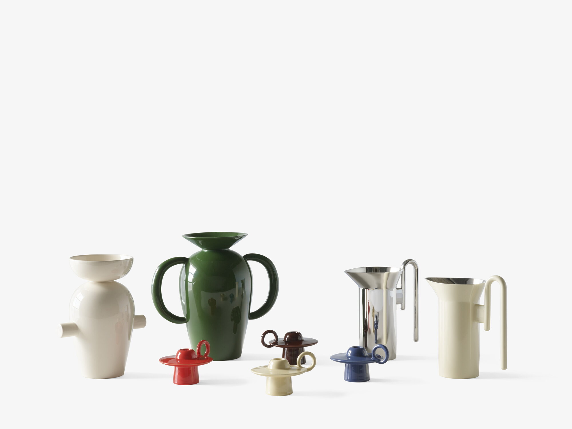 &Tradition Momento candleholder JH39, red brown | Finnish Design Shop