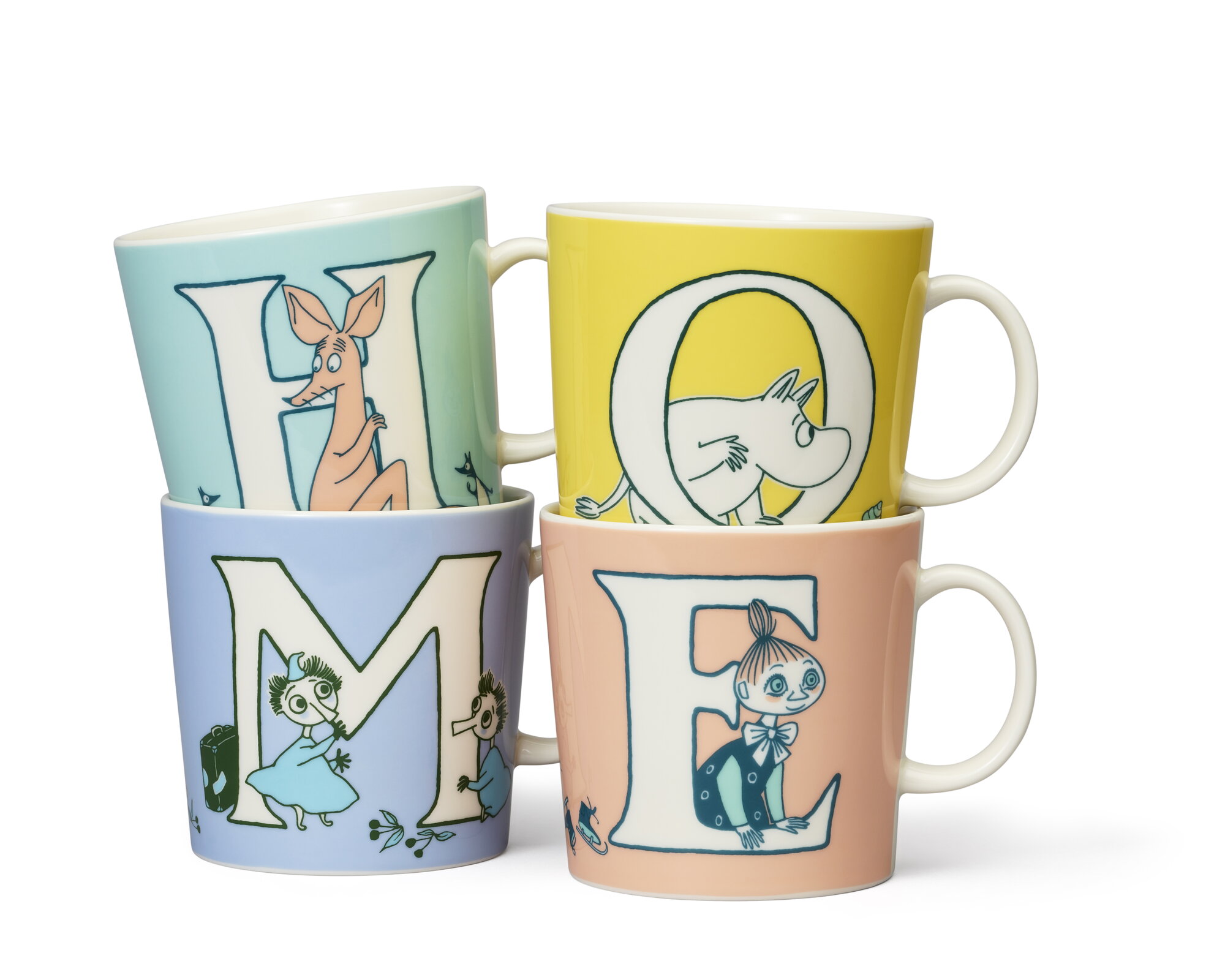 Moomin Arabia Moomin mug 0,4 L, ABC, H | Finnish Design Shop