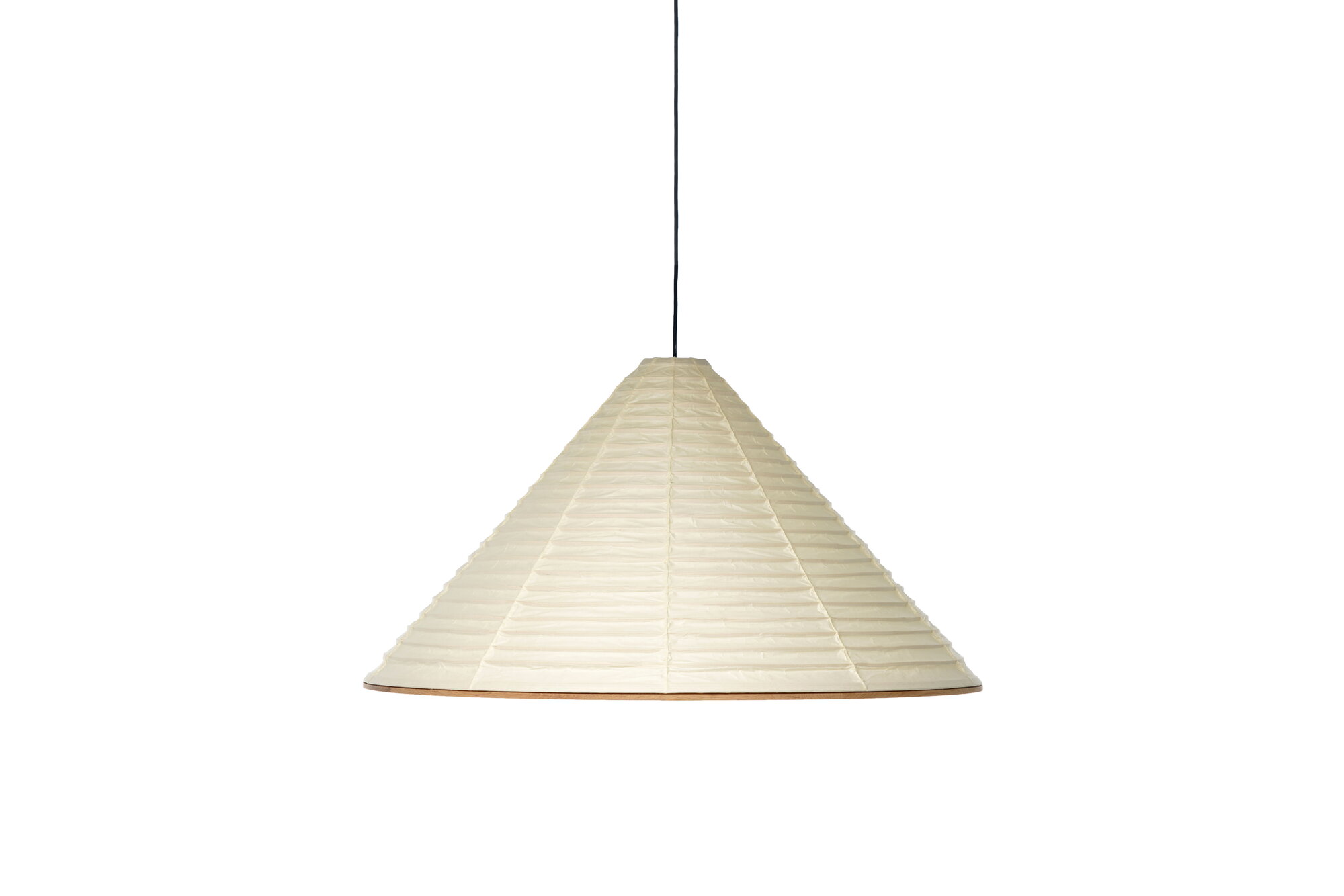 Karimoku Case N-PL01 pendant shade, 100 cm, lacquered oak - washi paper ...