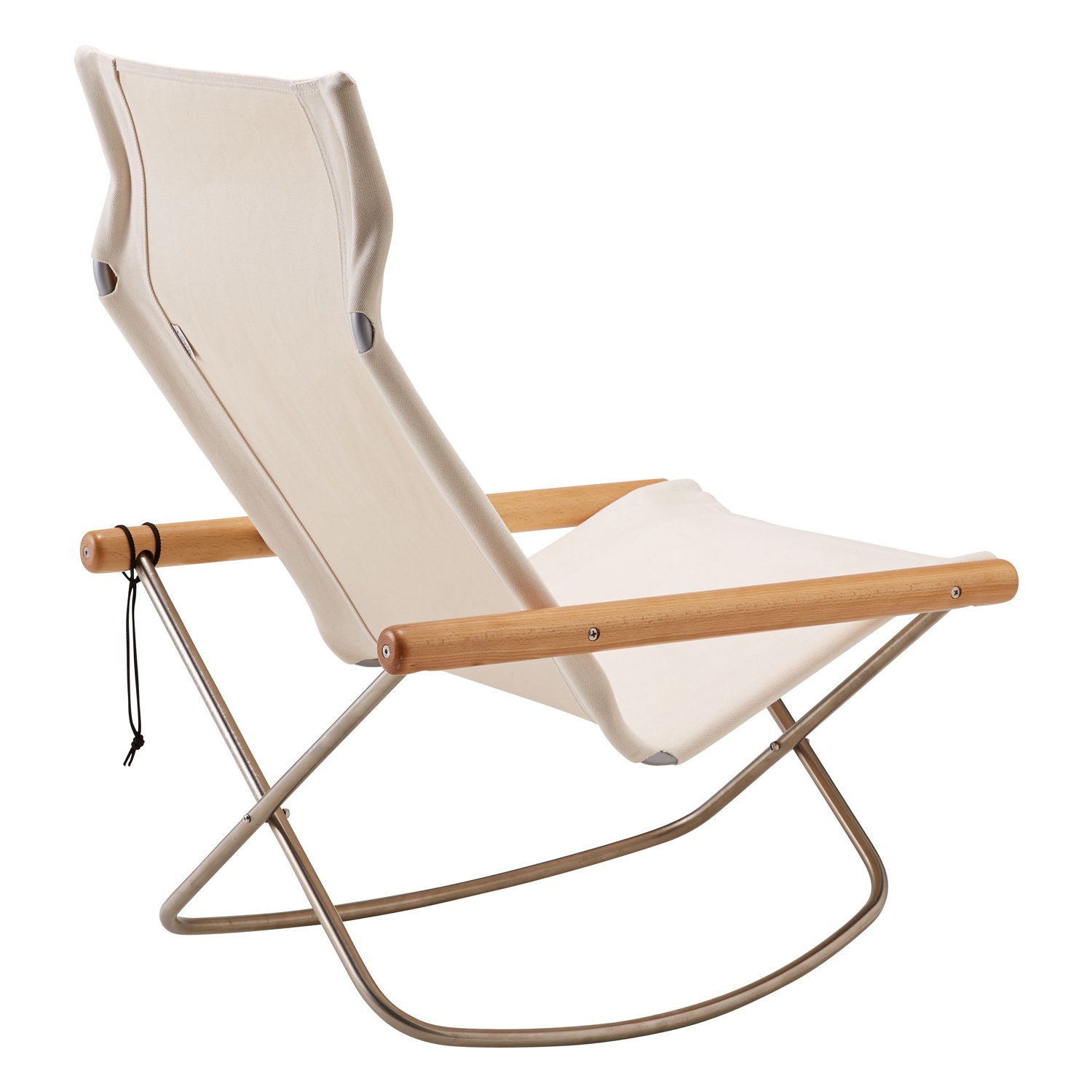 Nychair X rocking chair, beech - white | Finnish Design Shop