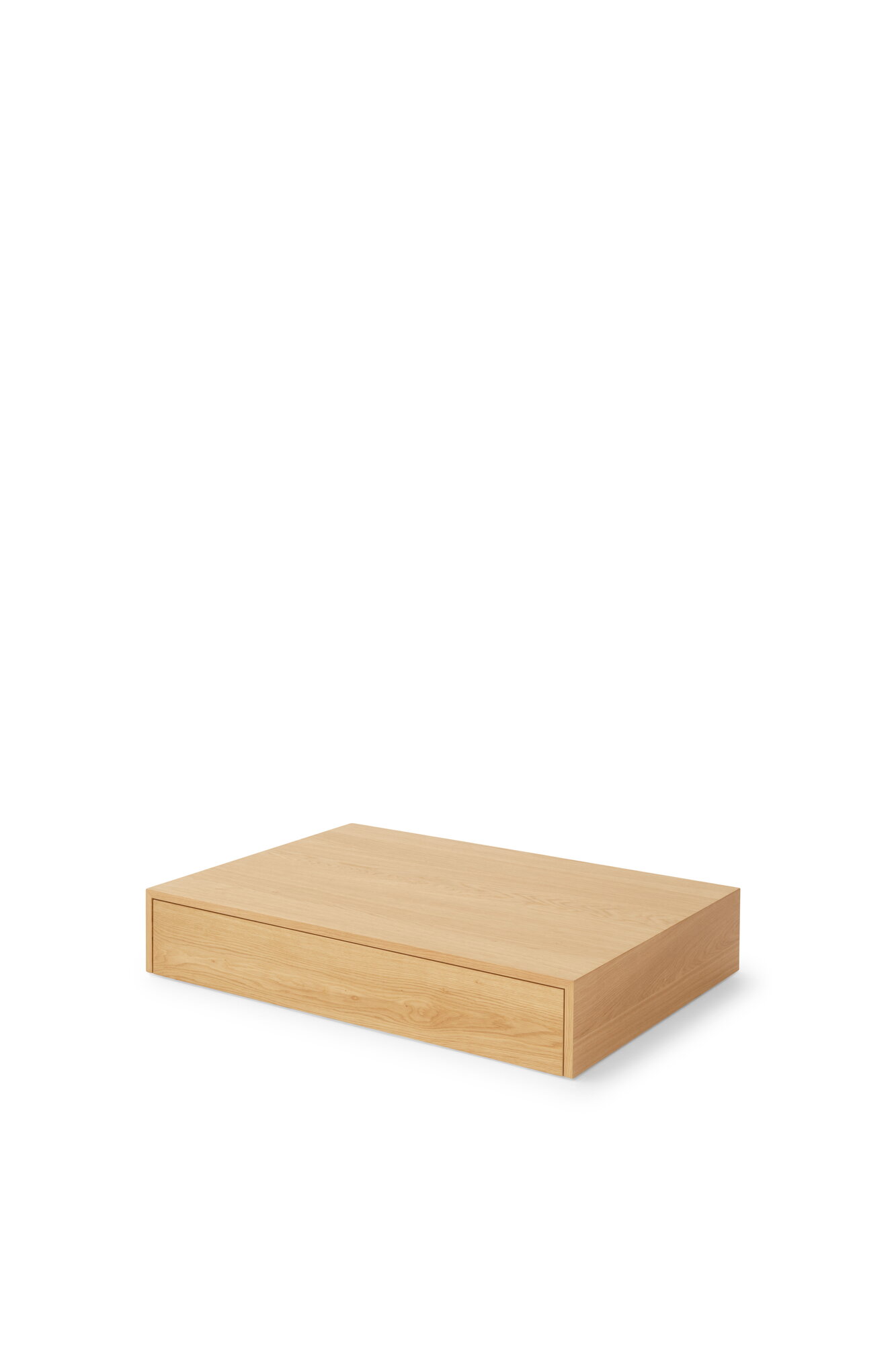 New Works Mass Wide coffee table with drawer, oak | Finnish Design Shop