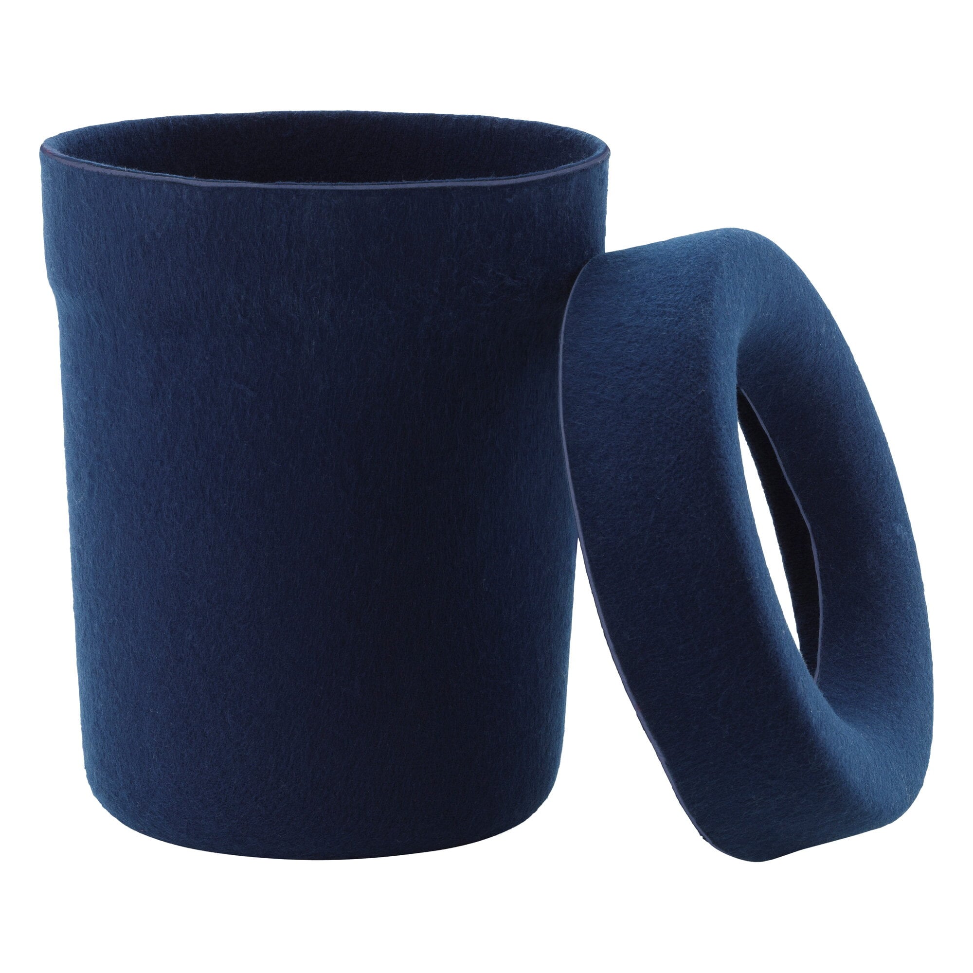 Normann Copenhagen Hide office bin, dark blue | Finnish Design Shop