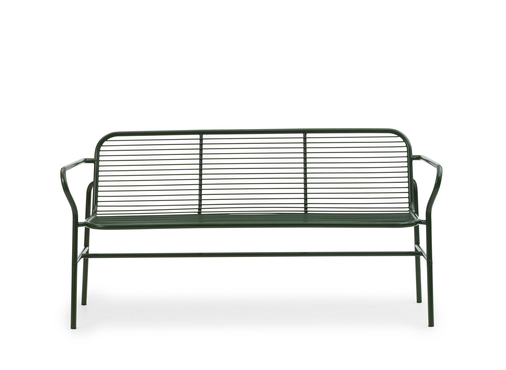 Normann Copenhagen Vig dining bench, dark green | Finnish Design Shop
