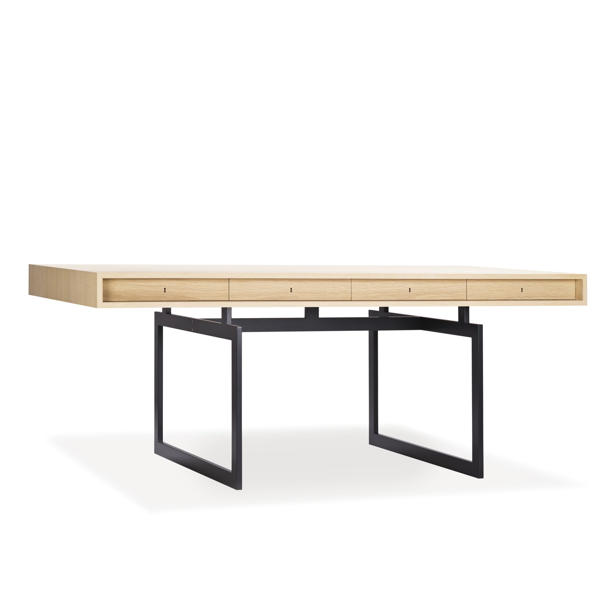 Cassina Office desk, oak - grey frame | Finnish Design Shop