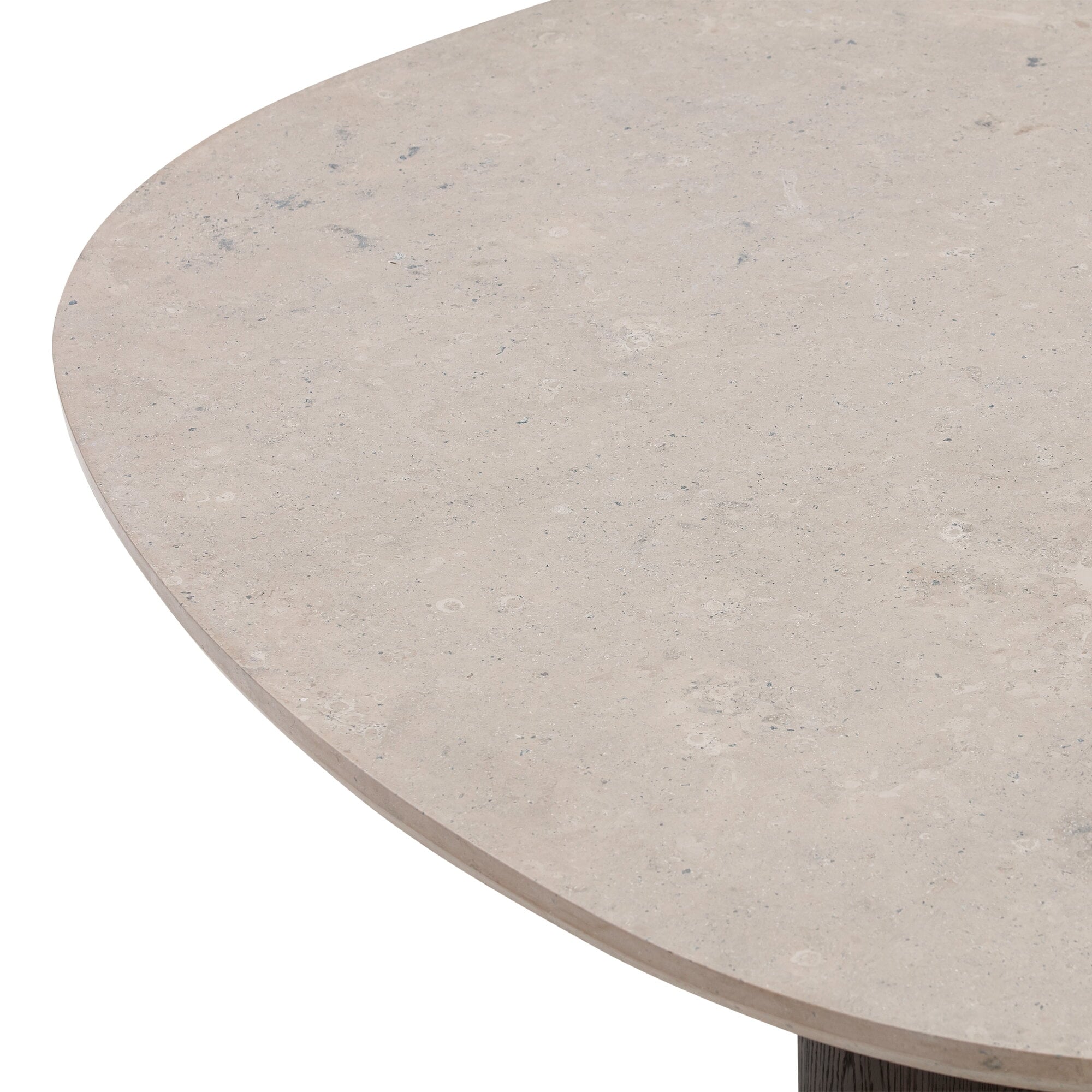 Wendelbo Ovata dining table, brown oak - Jura grey limestone | Finnish ...