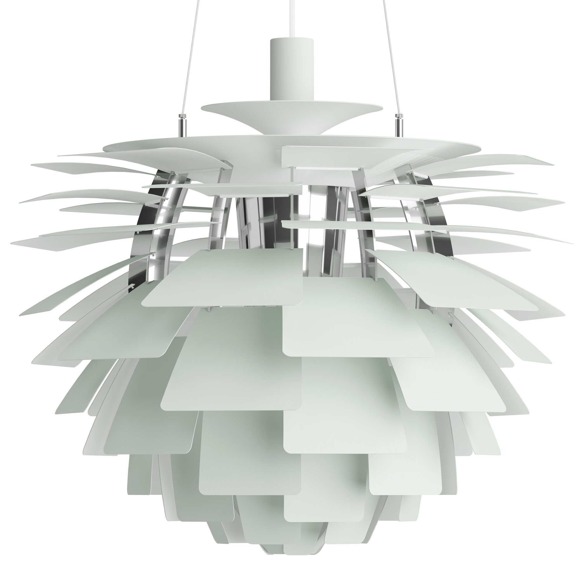 Louis Poulsen PH Artichoke, 600 mm, vert poussière - chrome | Finnish Design Shop