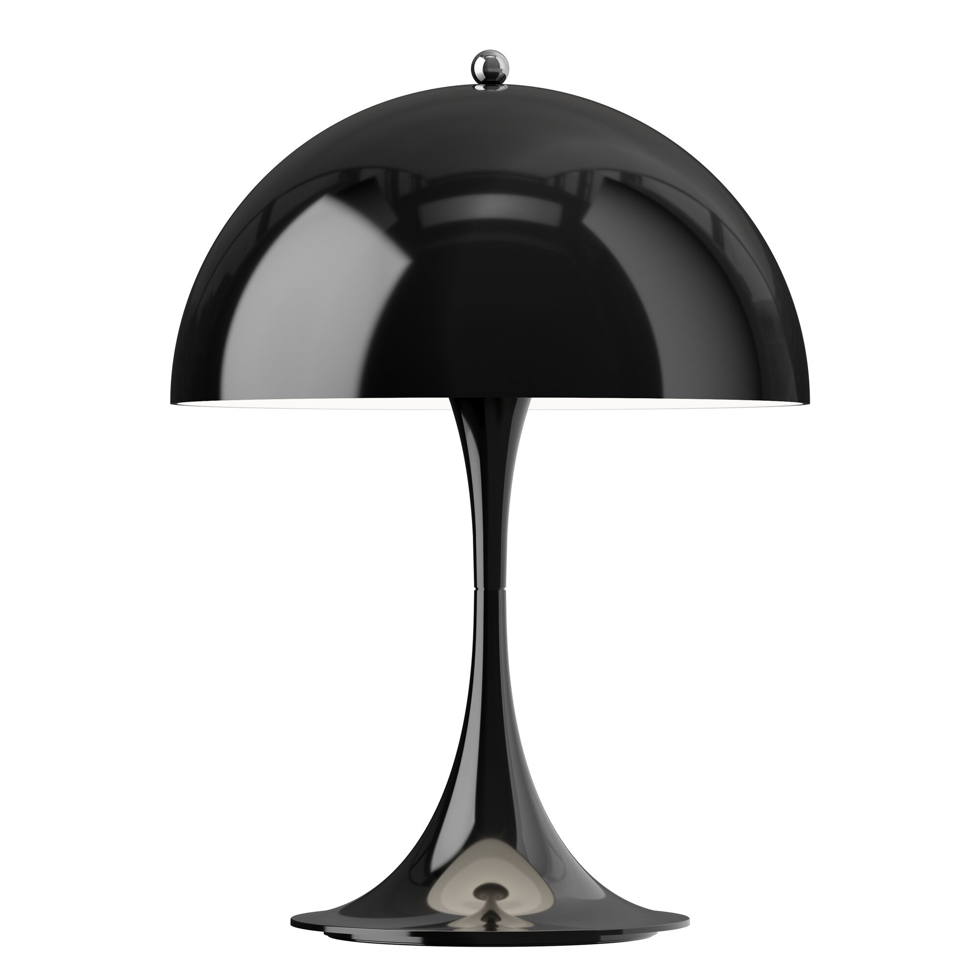 Louis Poulsen Panthella 250 Portable table lamp, opaque black | Finnish ...