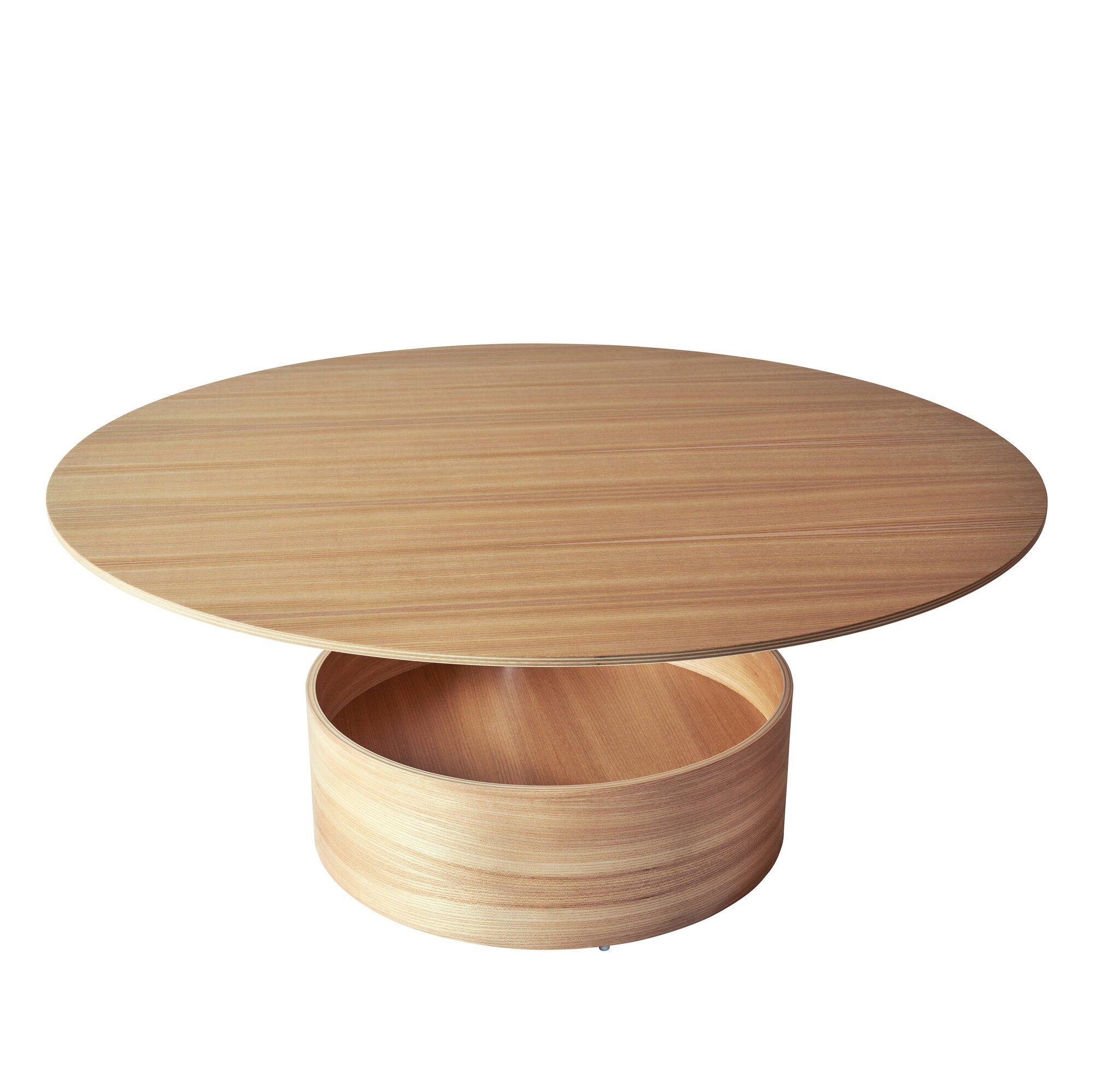 Maze Parasol coffee table, L, oak | Finnish Design Shop