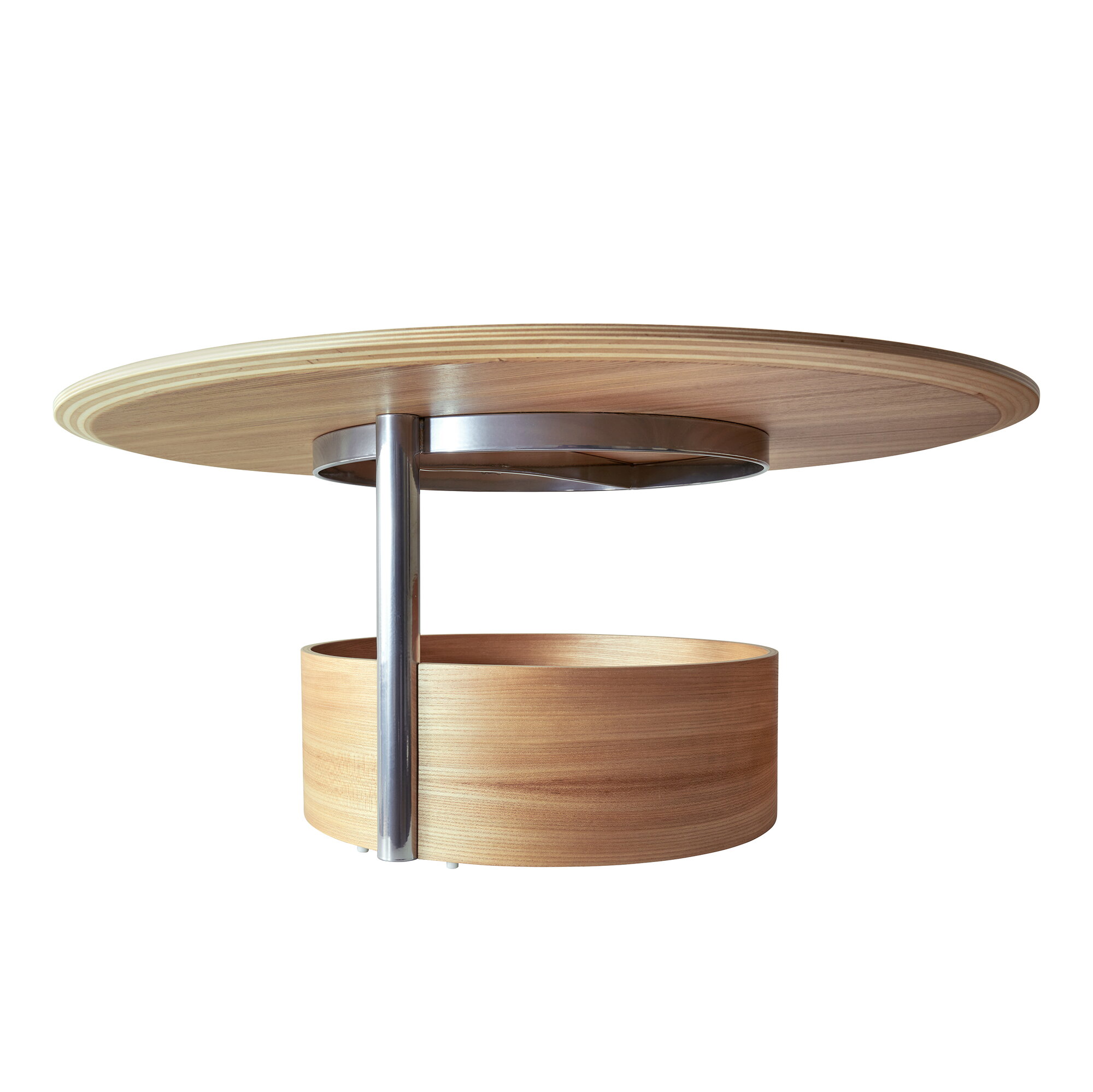 Maze Parasol coffee table, L, oak | Finnish Design Shop