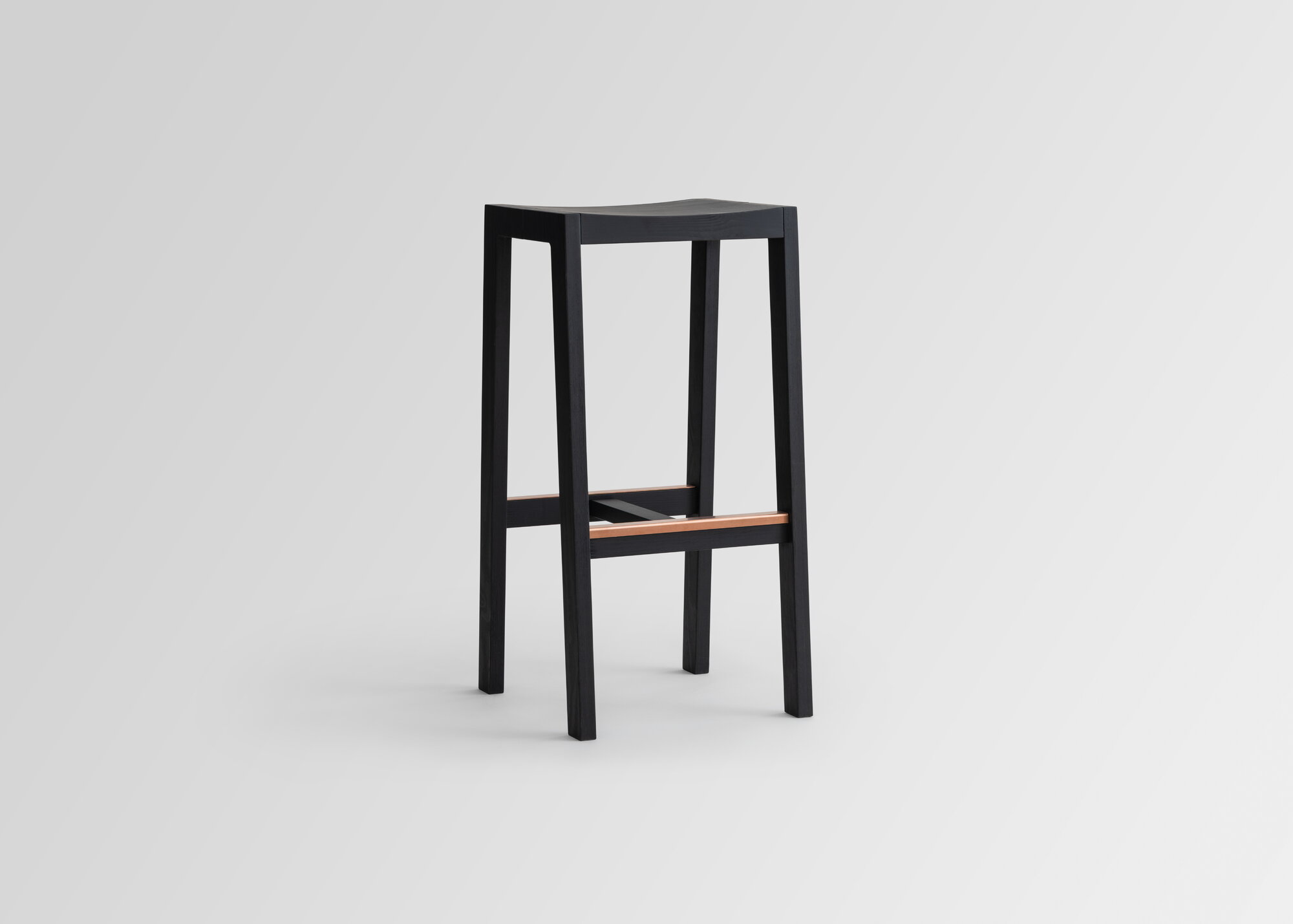 Vaarnii 016 Maasto barstool, 75 cm, black | Finnish Design Shop CH