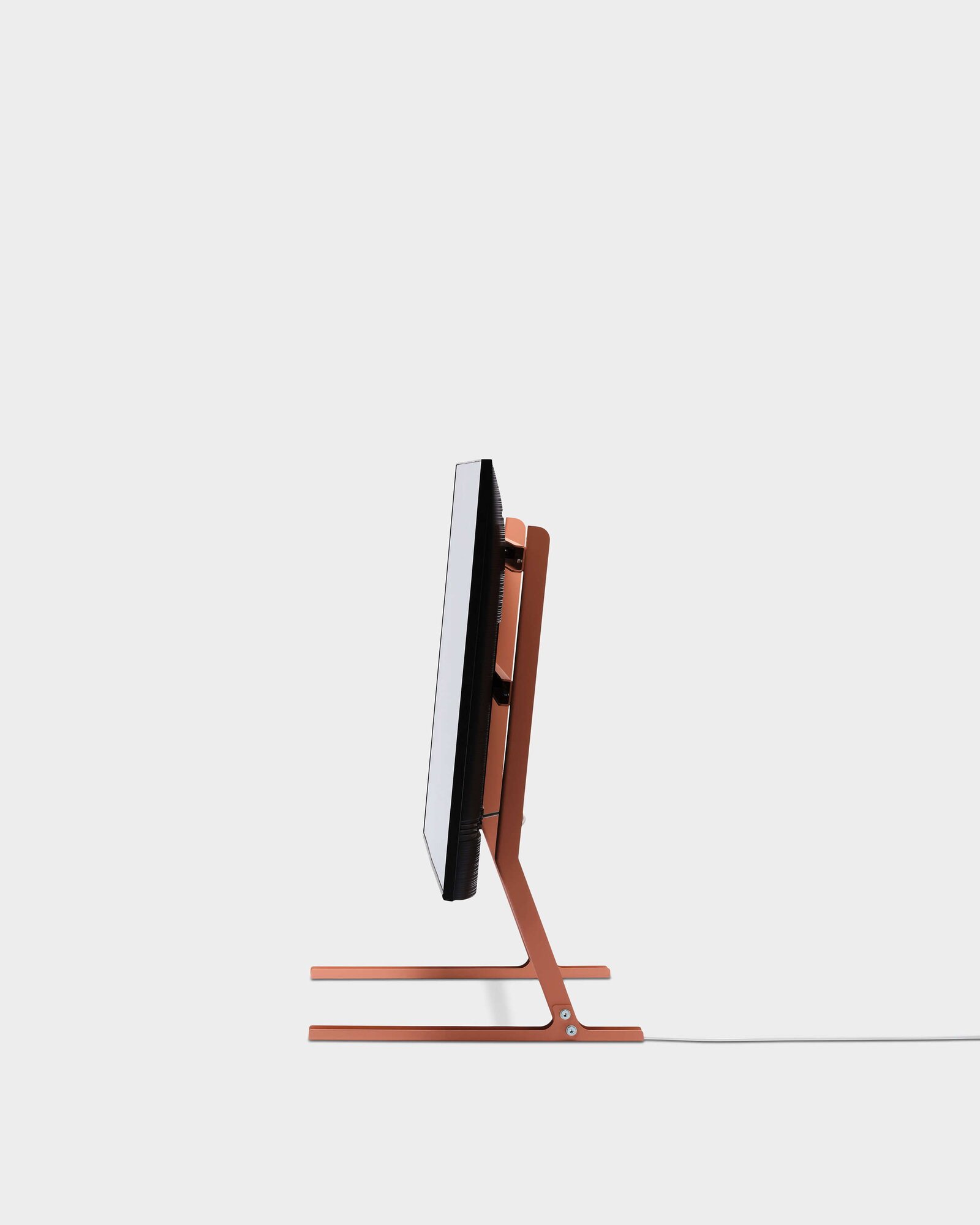 Pedestal Bendy Low TV stand, dusty rose | Finnish Design Shop