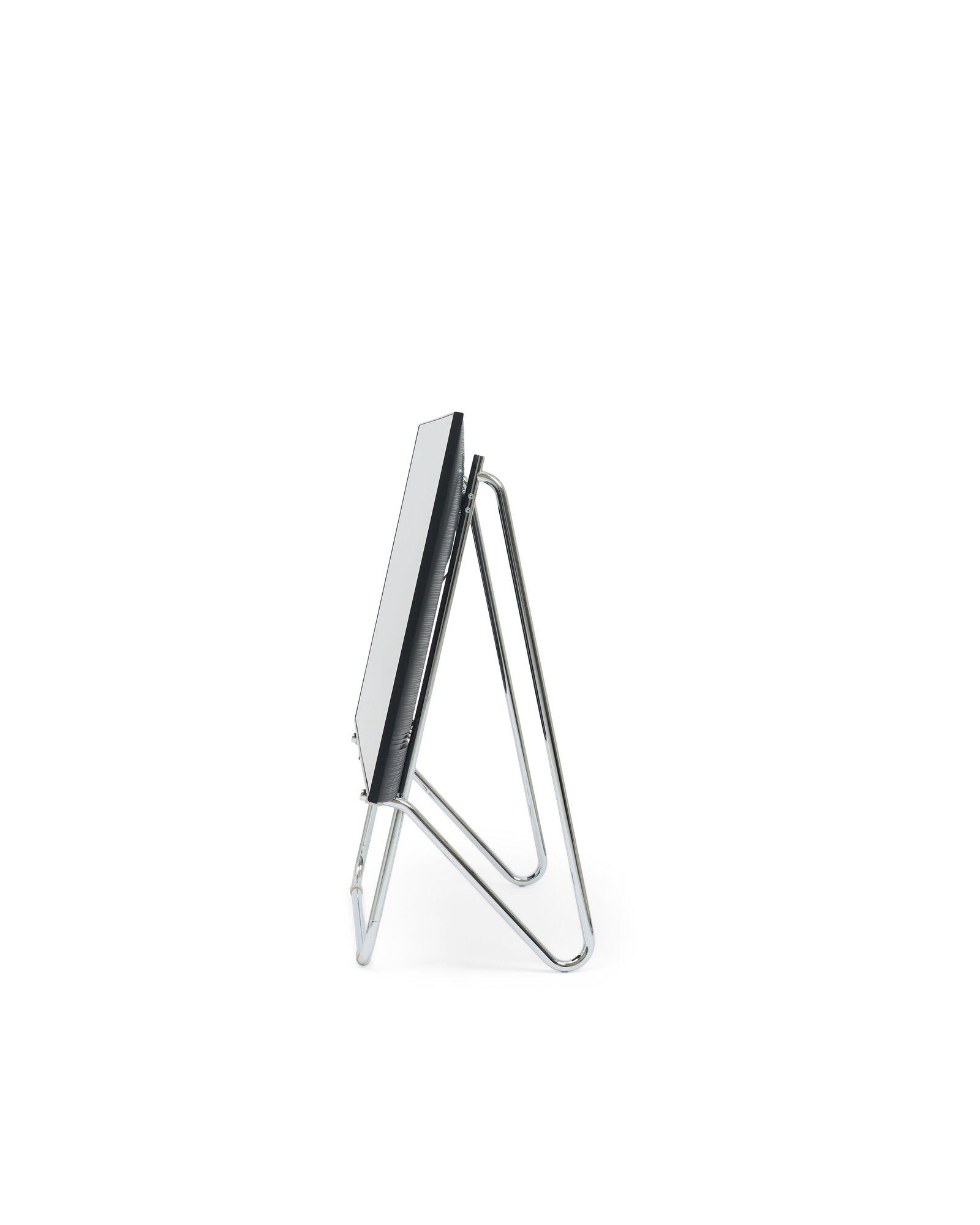 Pedestal Bloom TV stand, chrome | Finnish Design Shop