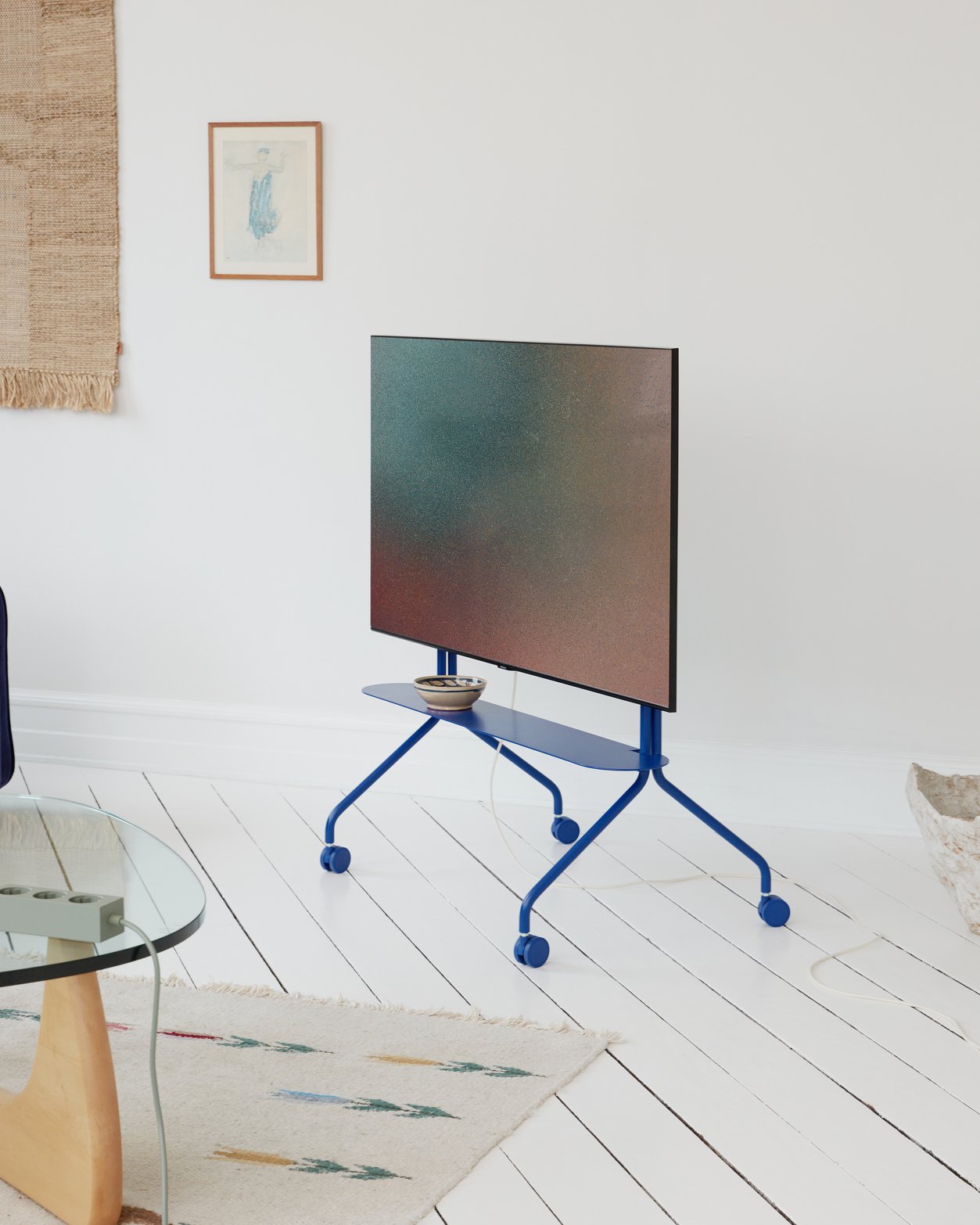 Pedestal Pipe shelf, ultra marine | Finnish Design Shop