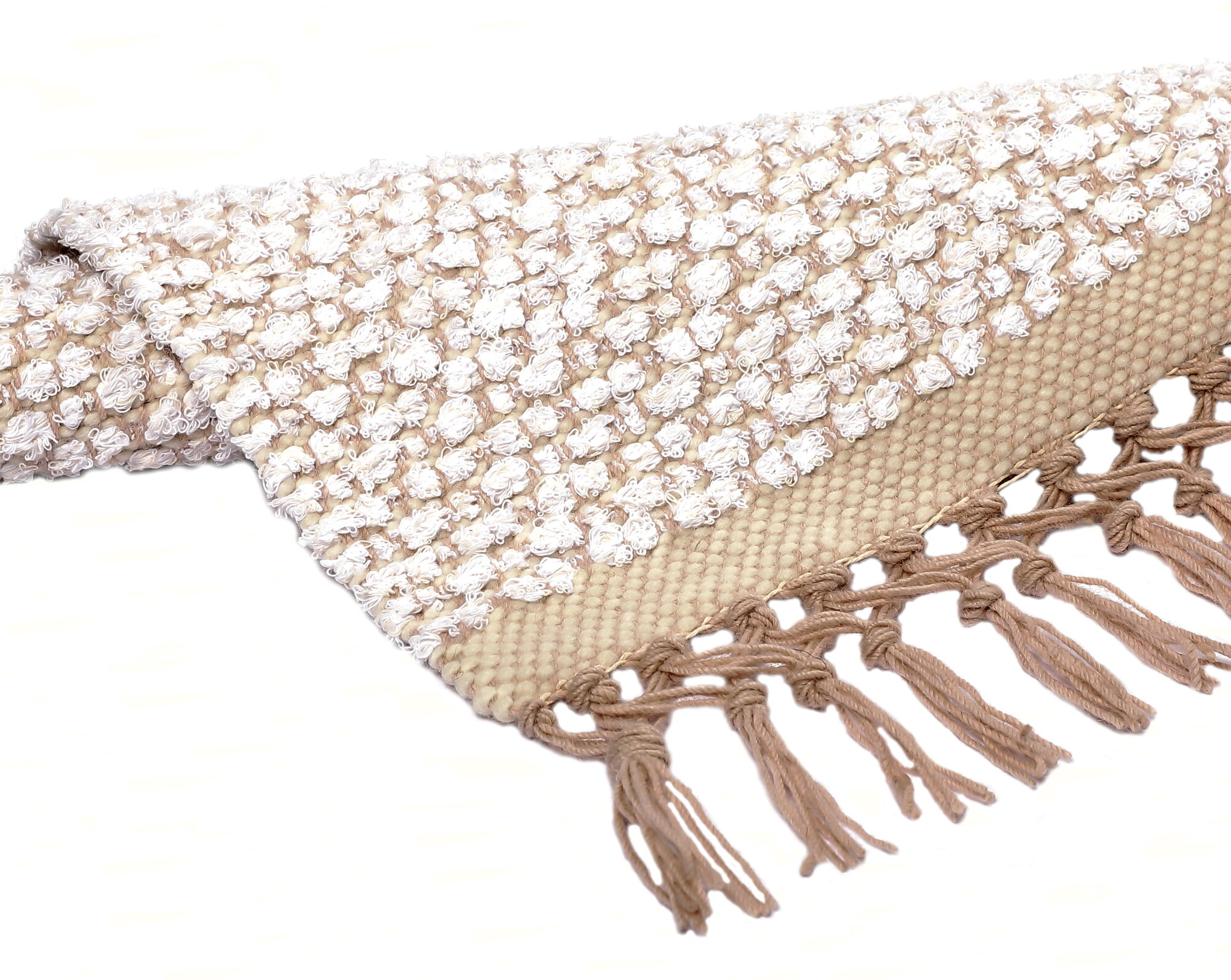 VM Carpet Duo Popcorn rug, white | Finnish Design Shop