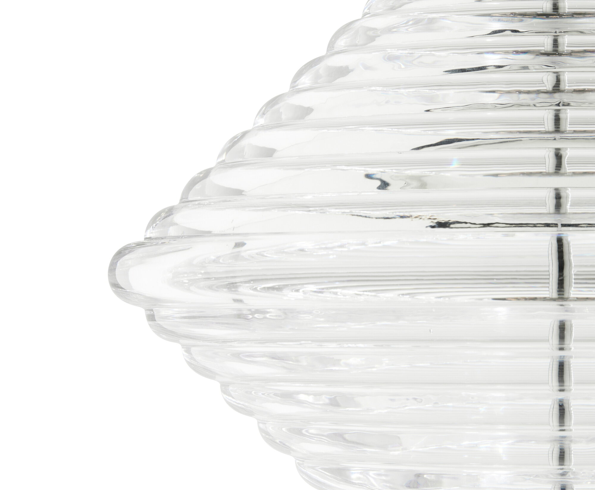Tom Dixon Press Cone LED pendant, 2700K, clear | Finnish Design Shop CH