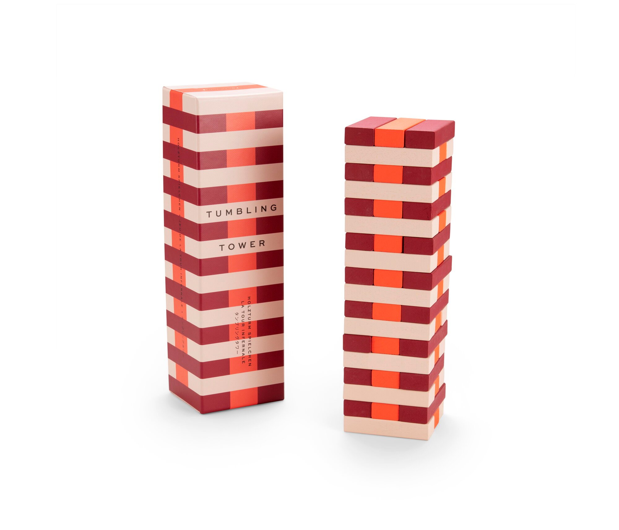 Printworks Play - Tumbling Tower, red | Finnish Design Shop IE