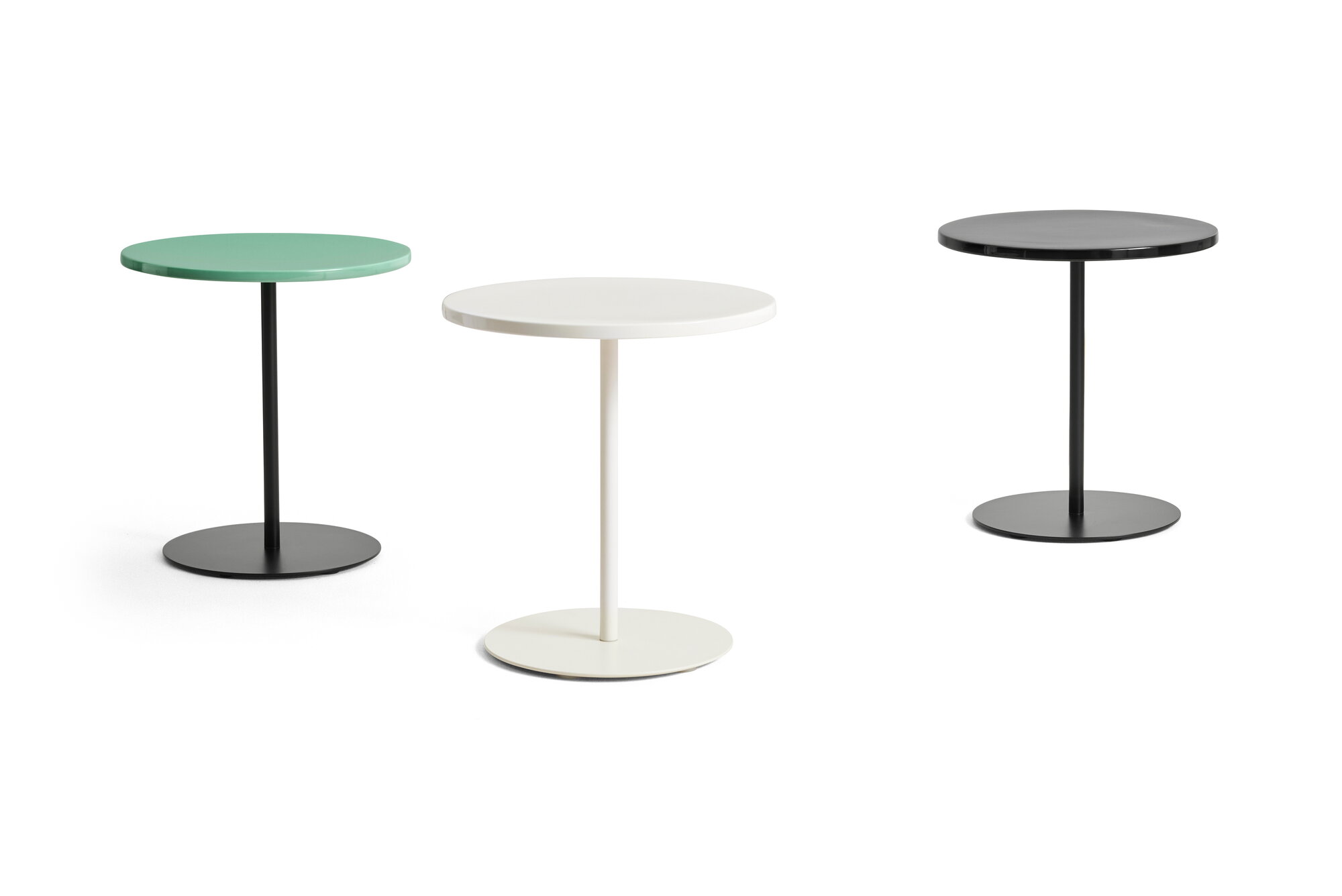 HAY Pyro coffee table, soft jade - black | Finnish Design Shop