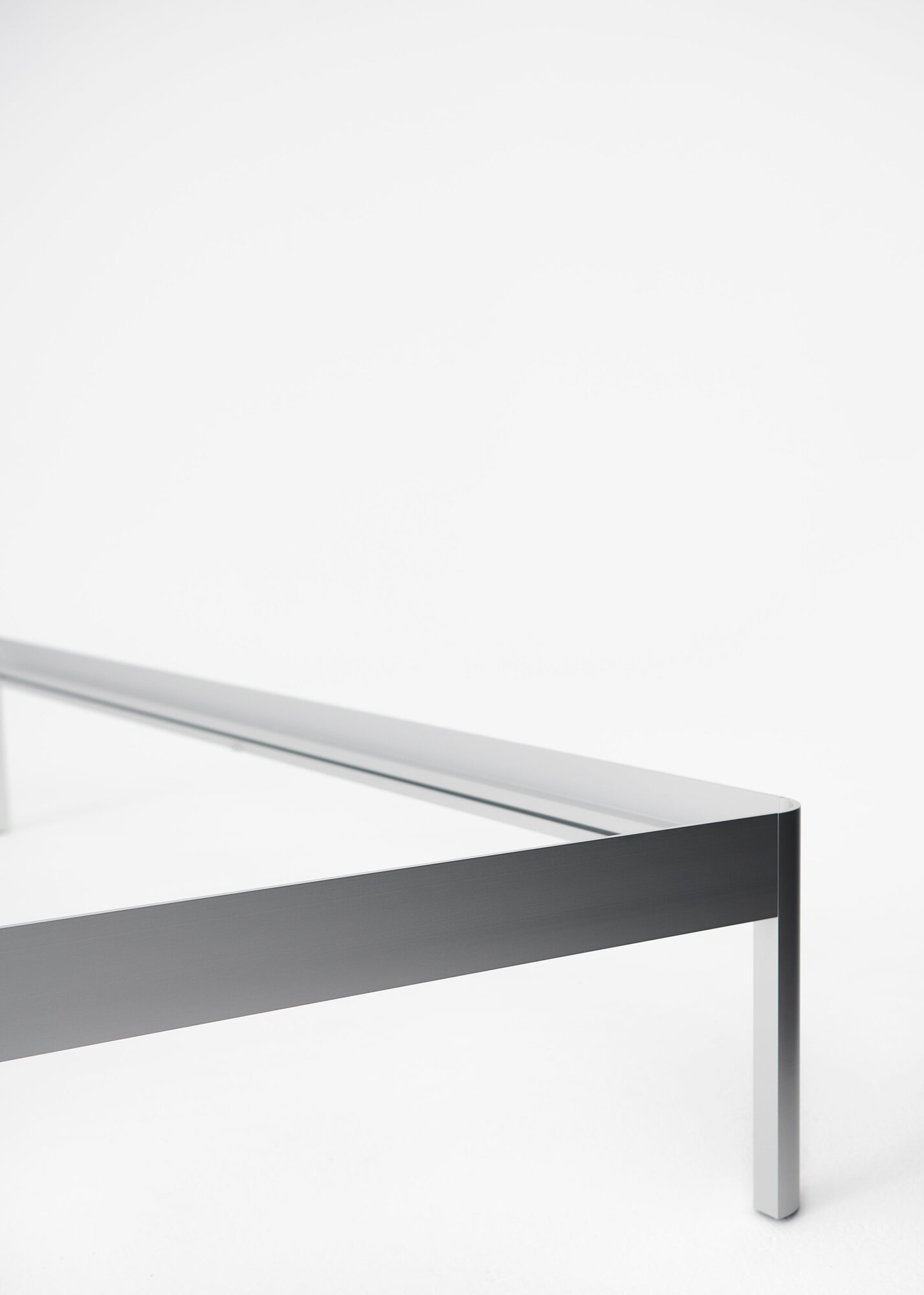 ReFramed Bed frame with slats, aluminium | Finnish Design Shop