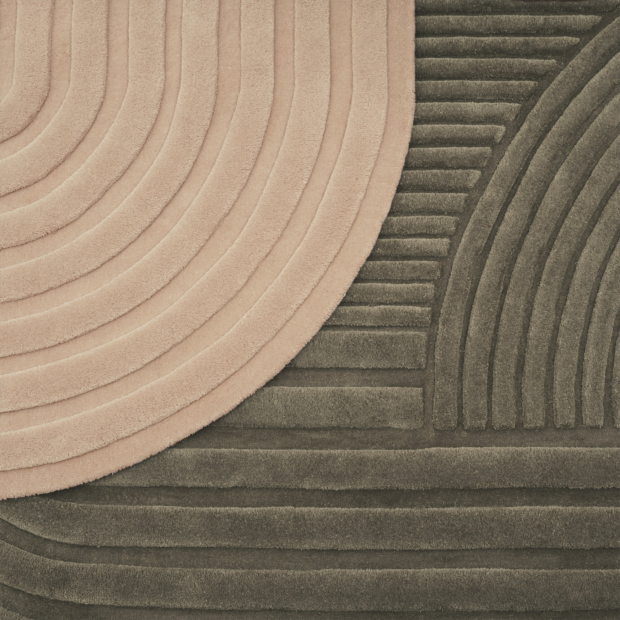 Muuto Relevo rug, 200 x 300 cm, taupe | Finnish Design Shop