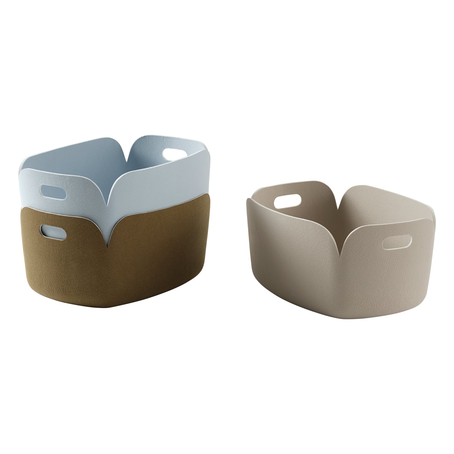 Muuto Restore säilytyskori, 48 x 35 cm, vaaleansininen | Finnish Design ...