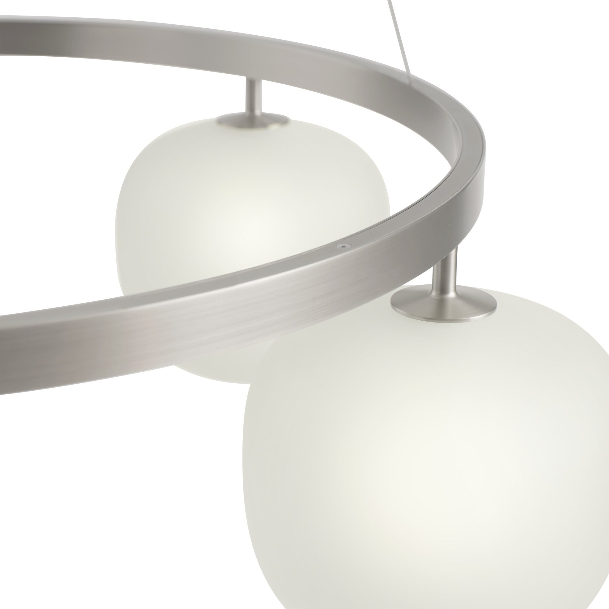 Muuto Rime chandelier, aluminium grey | Finnish Design Shop