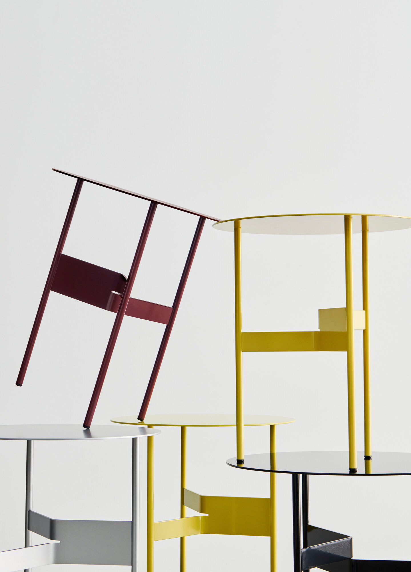 HAY Shim coffee table, diam. 54 cm, h. 44 cm, black | Finnish Design Shop