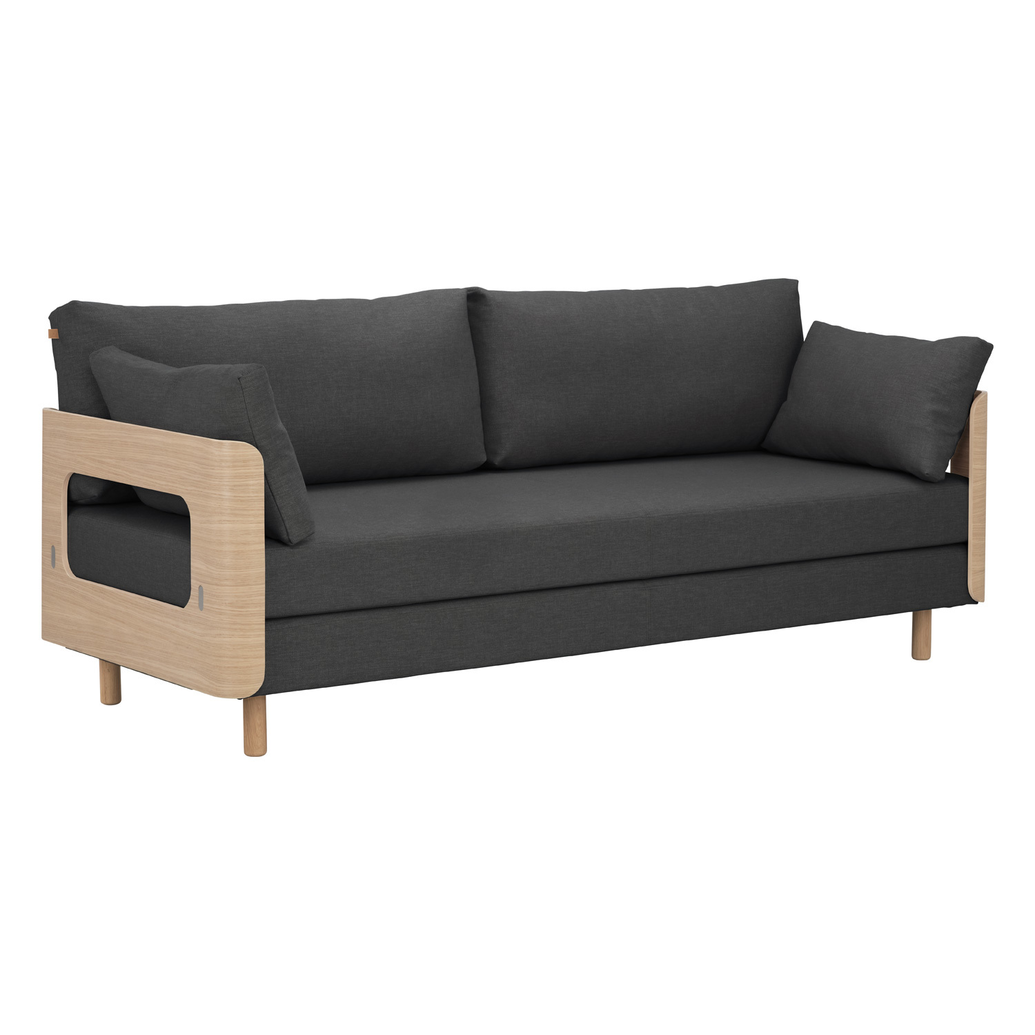 Tapio Anttila Collection Canapé convertible ON2 Wood, chêne savonné ...