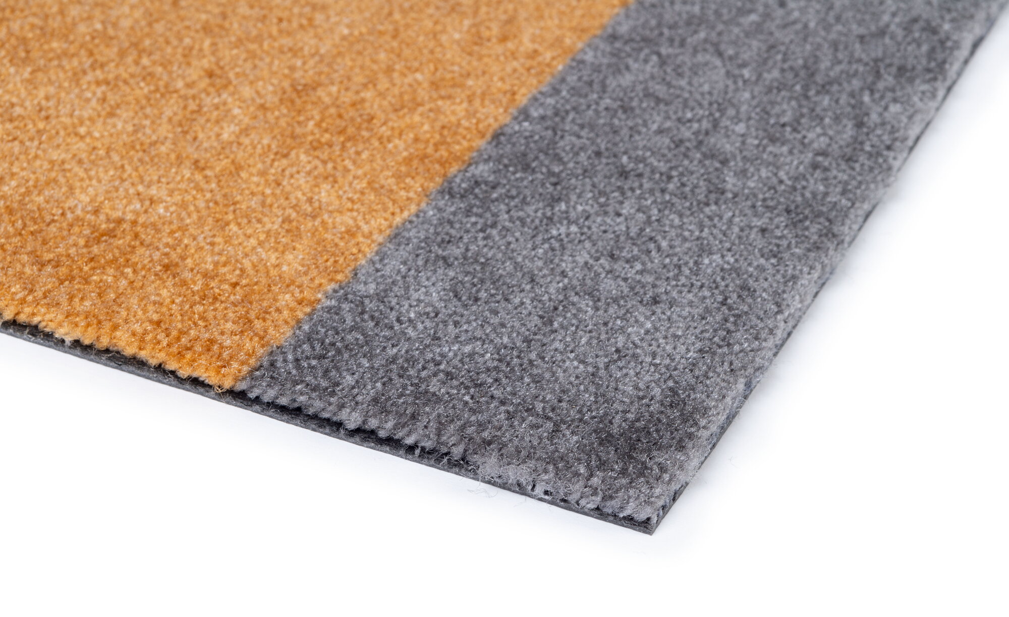 Tica Copenhagen Stripes horizontal floor mat, 90 x 130 cm, grey - muted ...